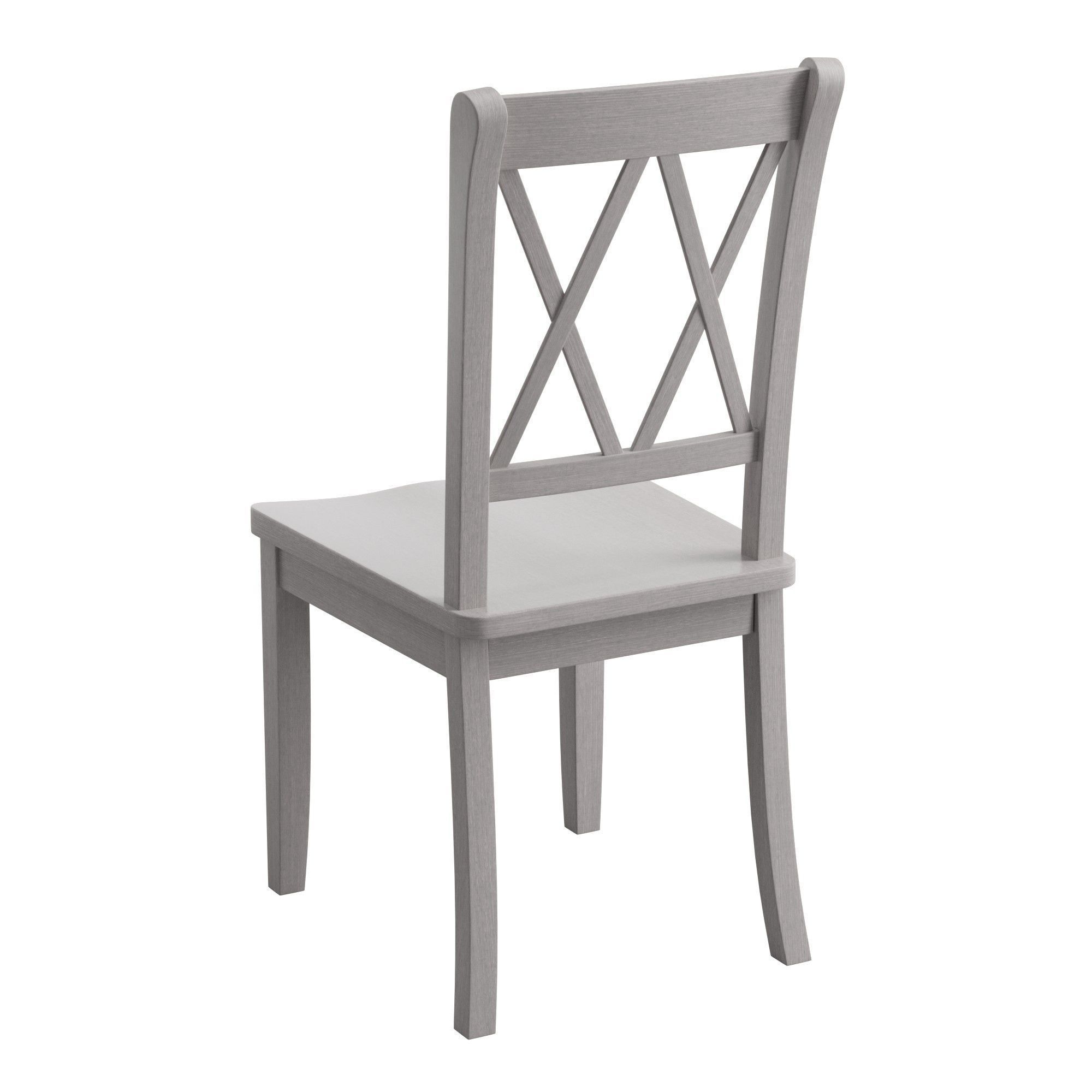 Arisa Solid Wood Cross Back Side Chair 3D model | CGTrader