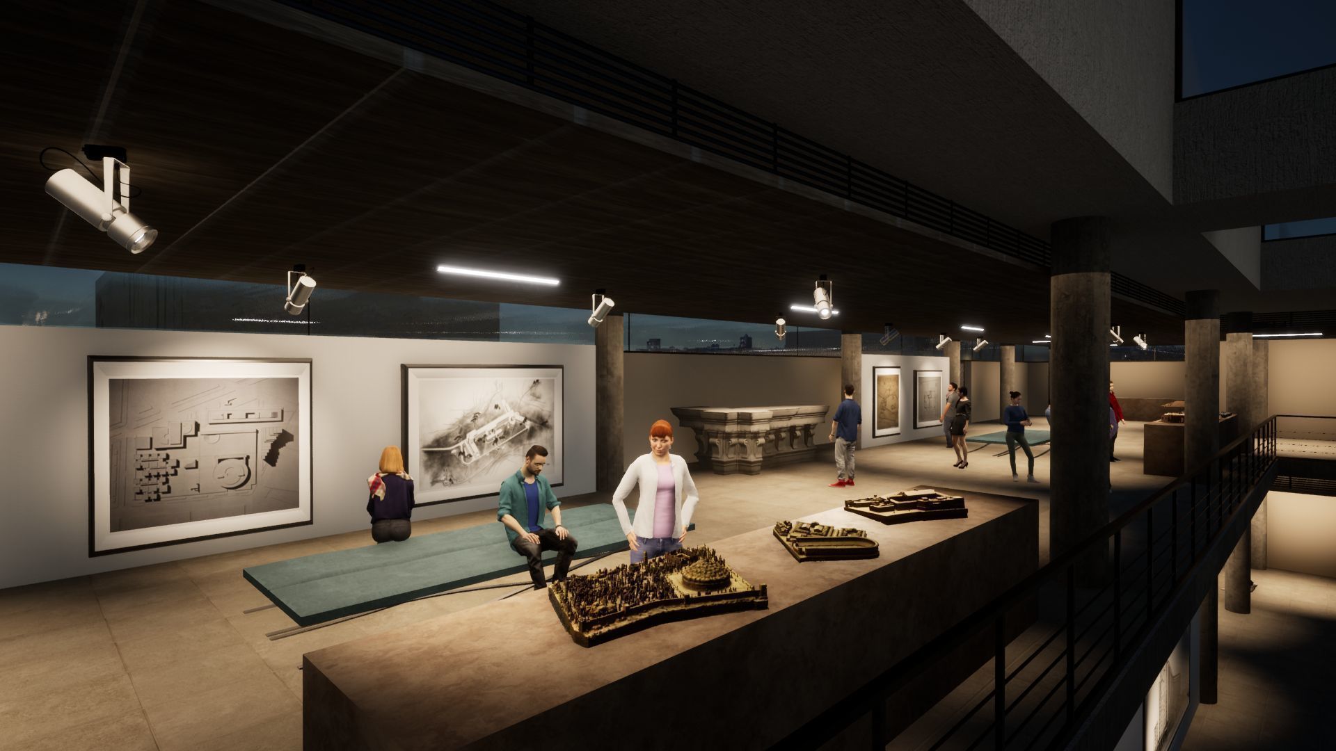 ARCHITECTURAL MUSEUM for Twinmotion and Unreal Engine 4 3D model | CGTrader