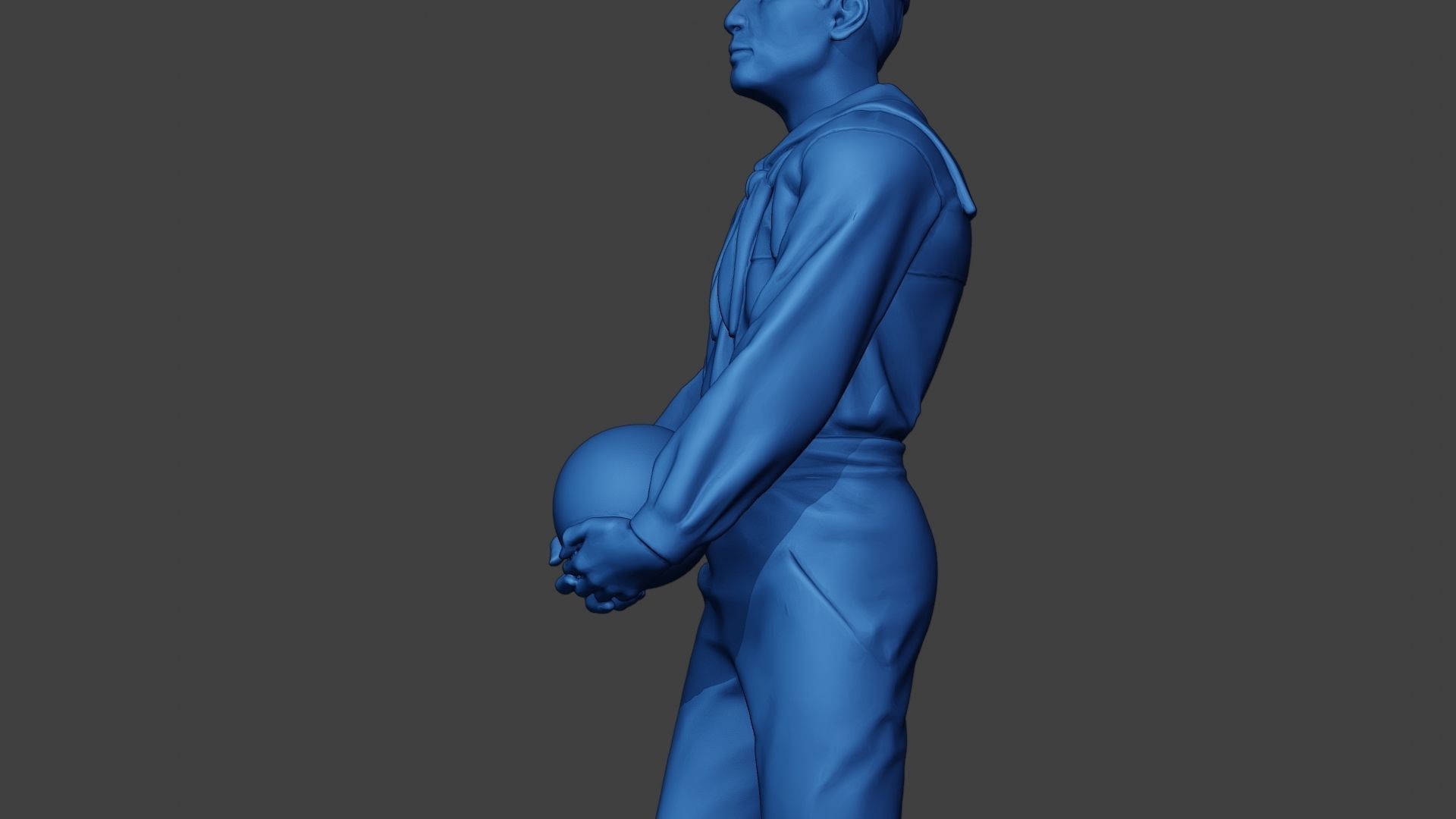 American Sailor Civil War Union CannonBall ACWUS2 3D model 3D printable ...