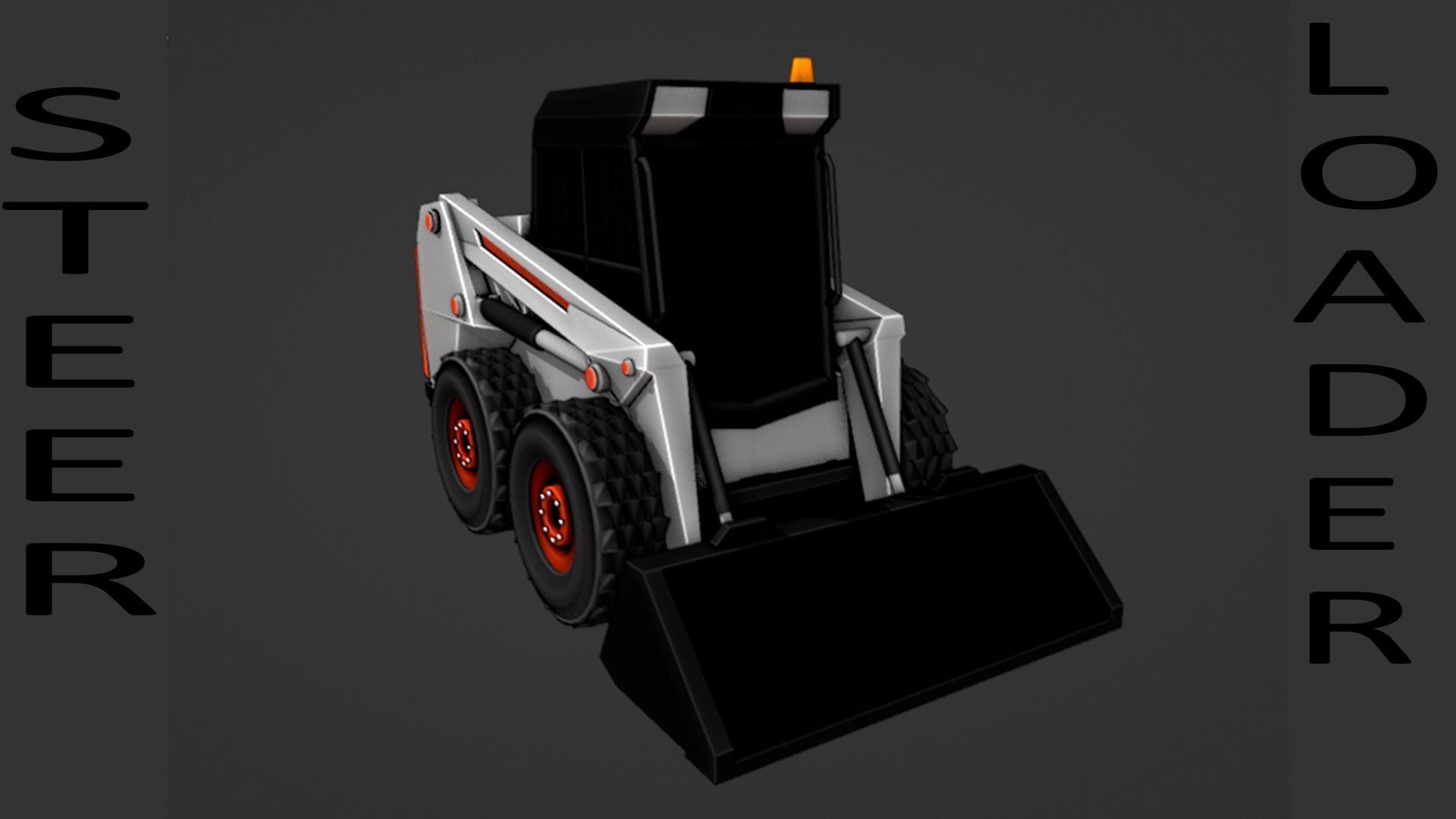 3D model skid steer loader lowpoly VR / AR / low-poly | CGTrader