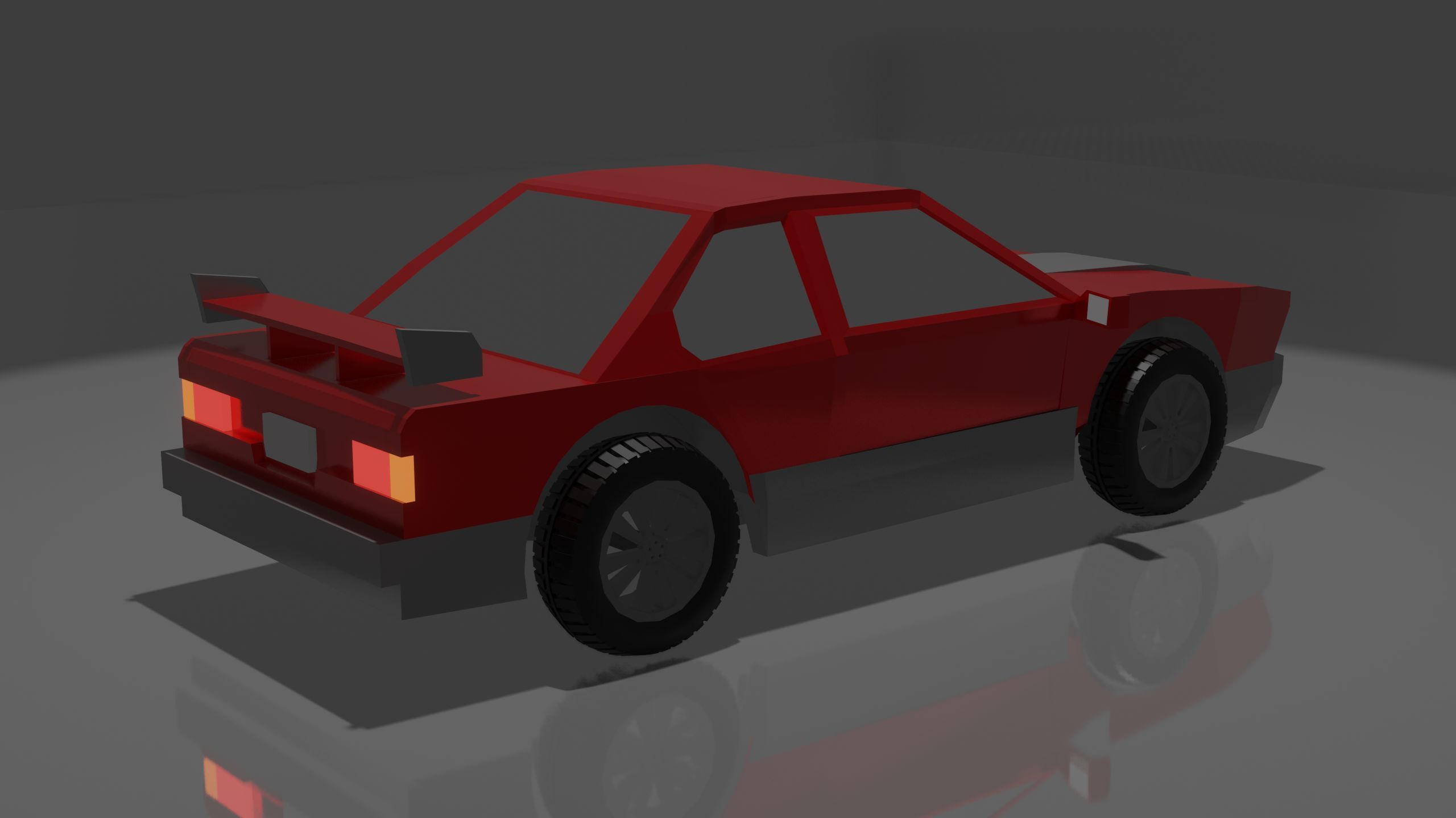 3D model Low Poly Sport Car VR / AR / low-poly | CGTrader