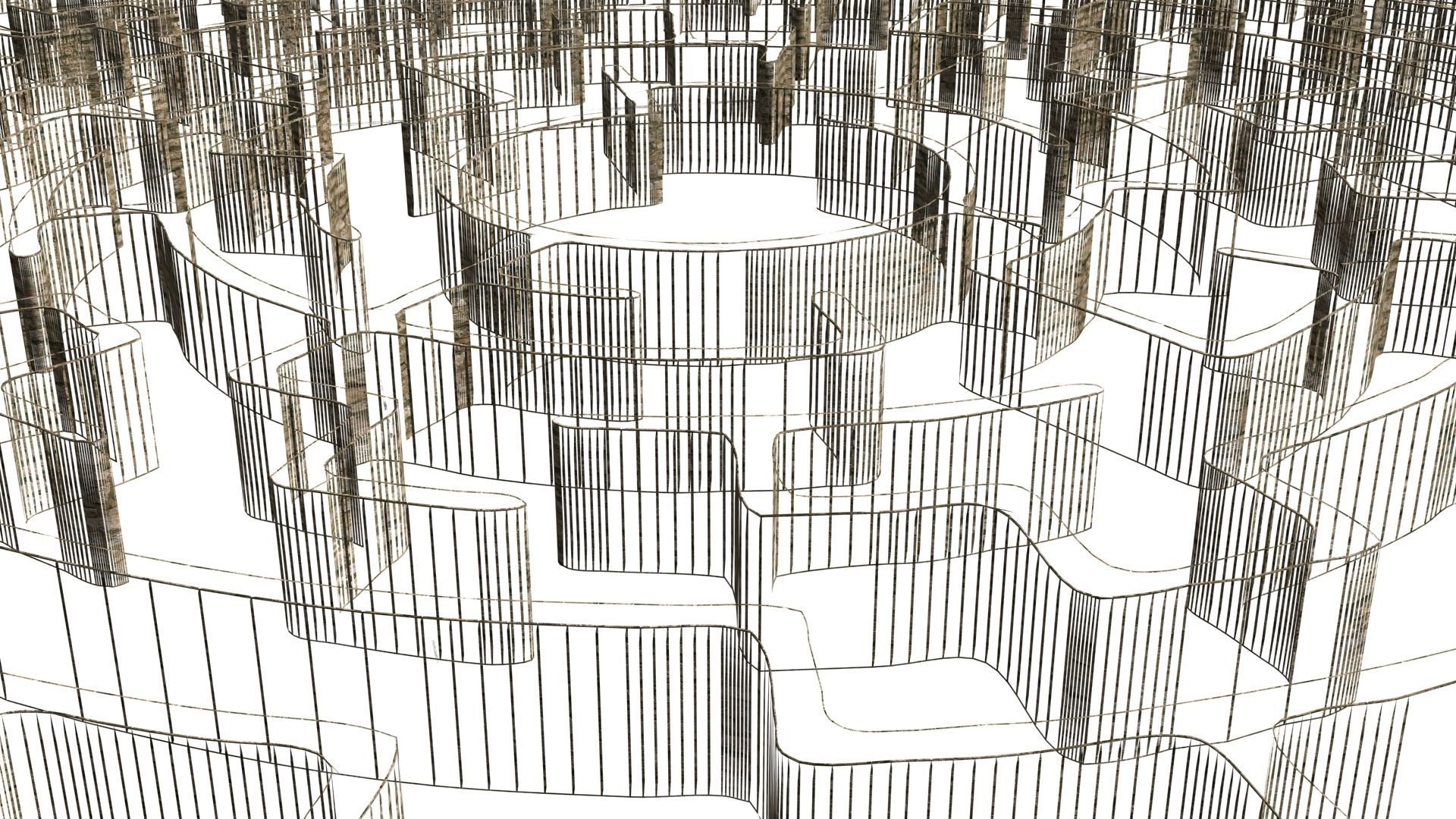 3d maze model for game and animation projects 3D model | CGTrader