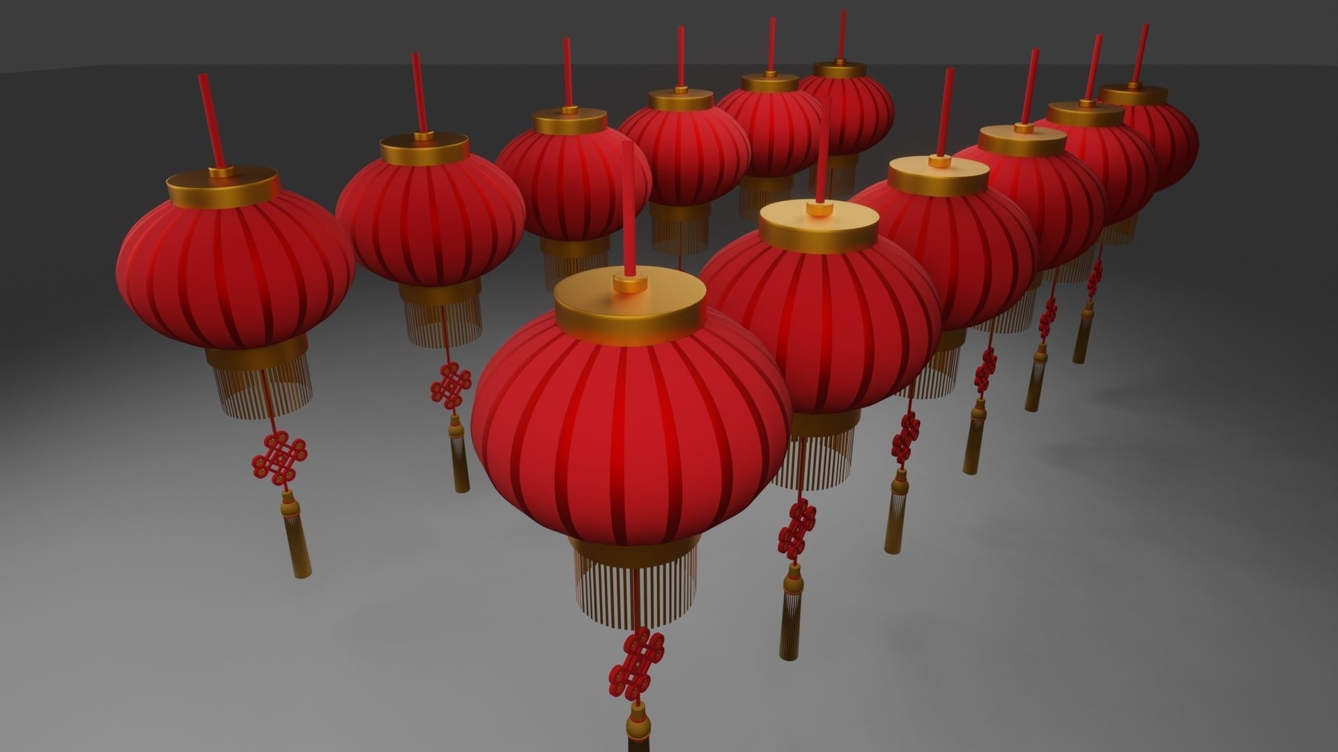 Chinese lantern 3D model 3D model | CGTrader
