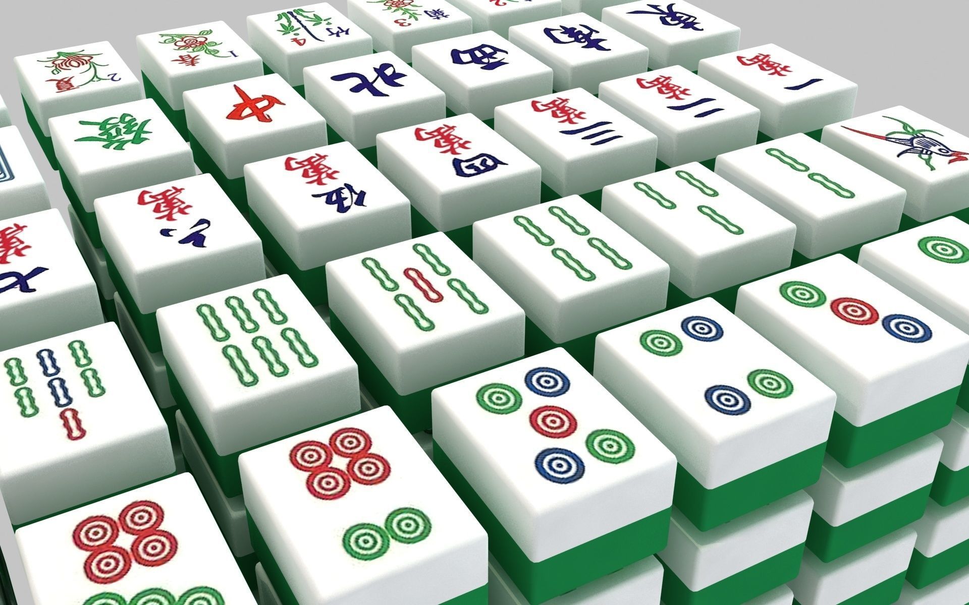 Mahjong cubes 3D model | CGTrader