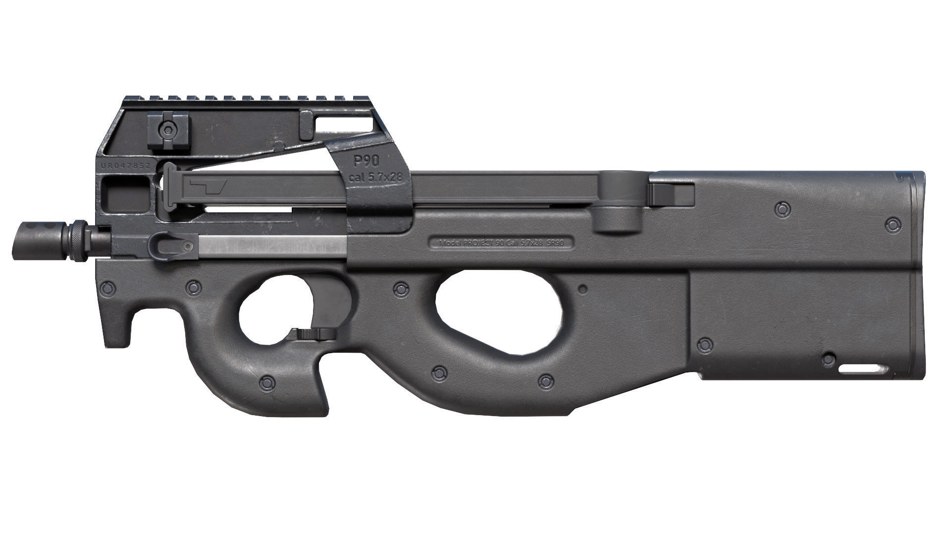 3D model Tactical P90 VR / AR / low-poly | CGTrader