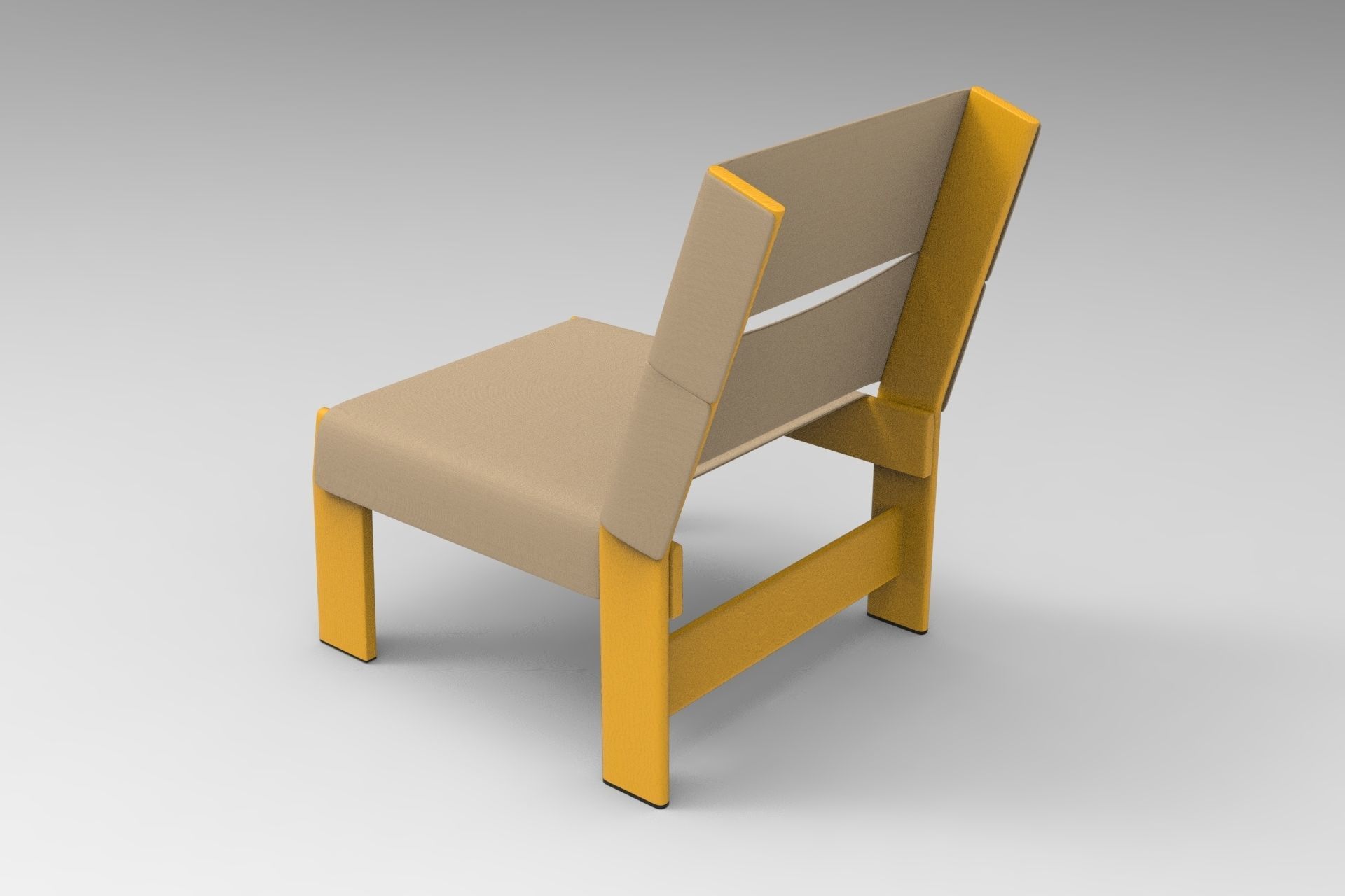 3D model Band Club Chair VR / AR / low-poly | CGTrader
