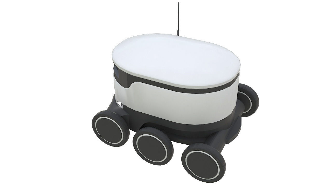 Delivery robot 3D model | CGTrader