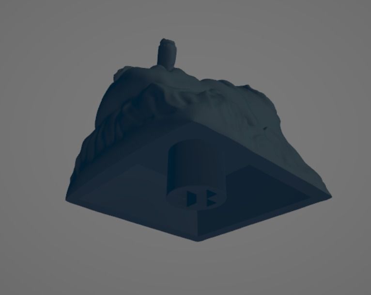 Keycap Hellboy 3D model 3D printable | CGTrader