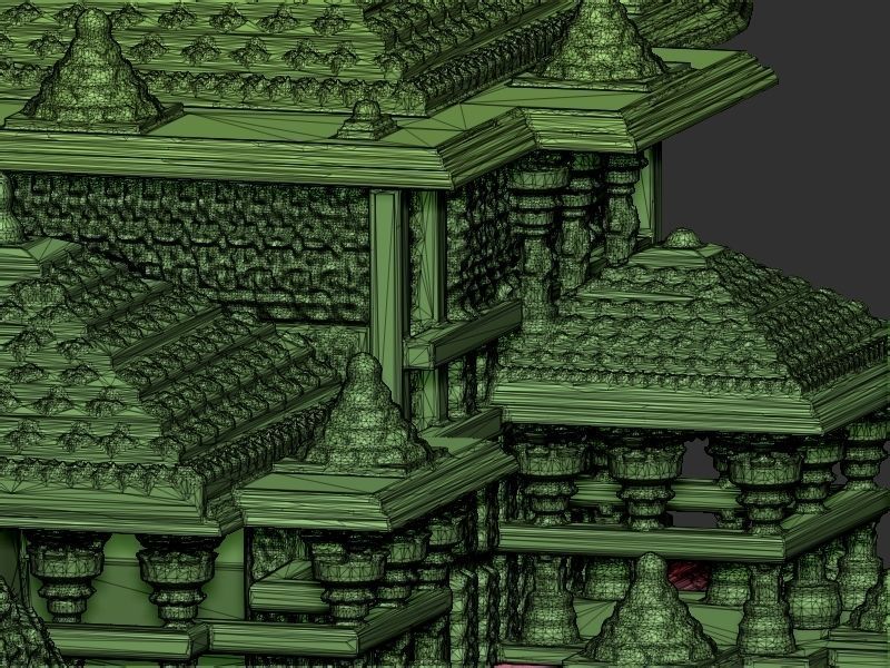 Shri Ram mandir 3D model 3D printable | CGTrader