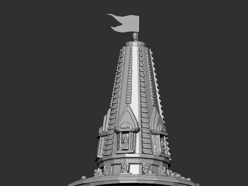 Shri Ram mandir 3D model 3D printable | CGTrader