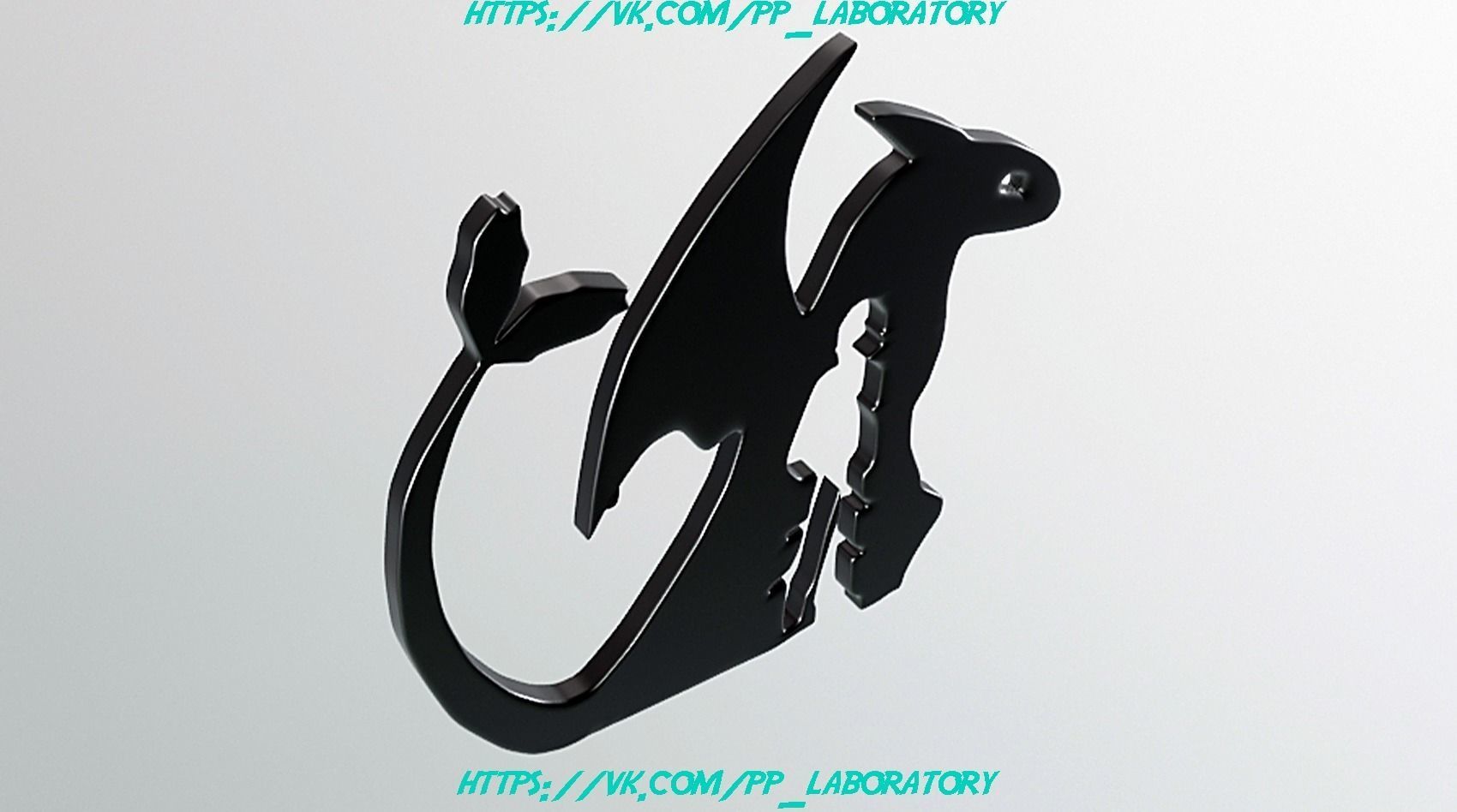 How to Train Your Dragon Toothless and Hiccup Keychain 3D model 3D ...