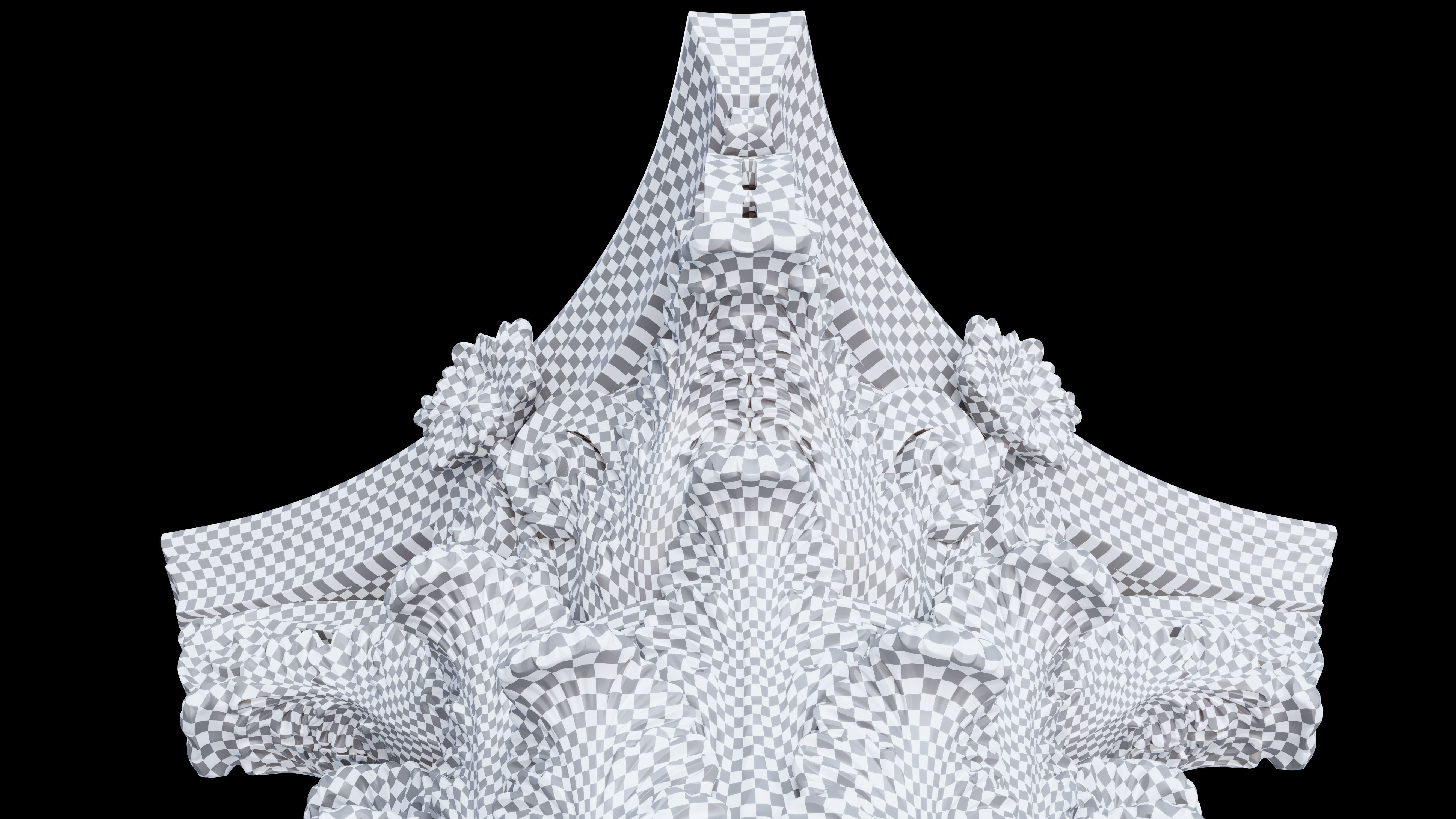 Corinth and ionic round and rectangular columns 3D model | CGTrader