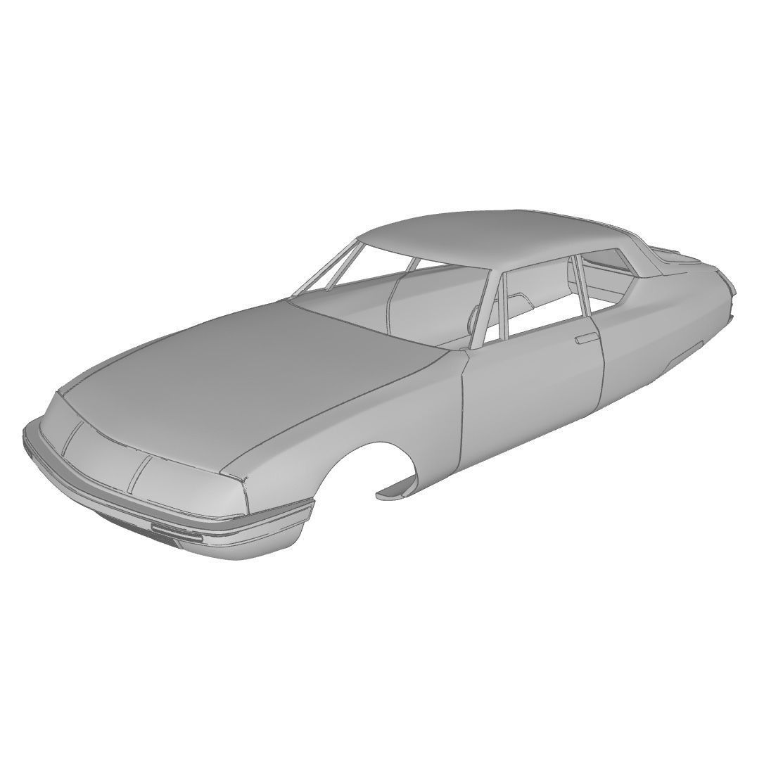 Citroen SM 3D model 3D printable | CGTrader