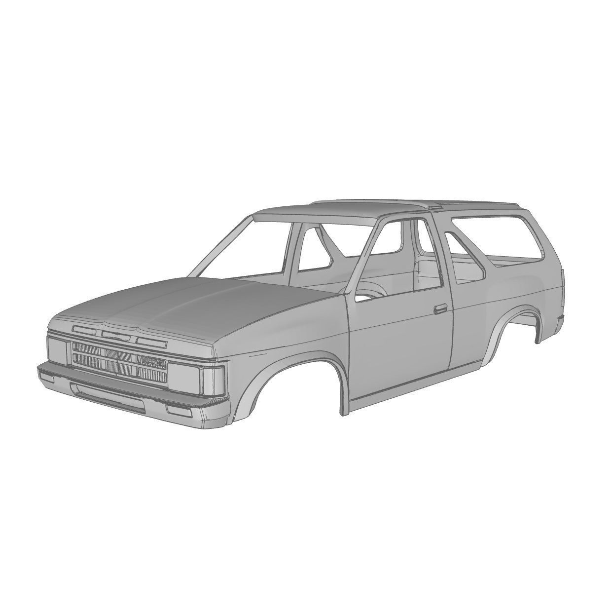 87 Nissan Pathfinder 3D model 3D printable | CGTrader
