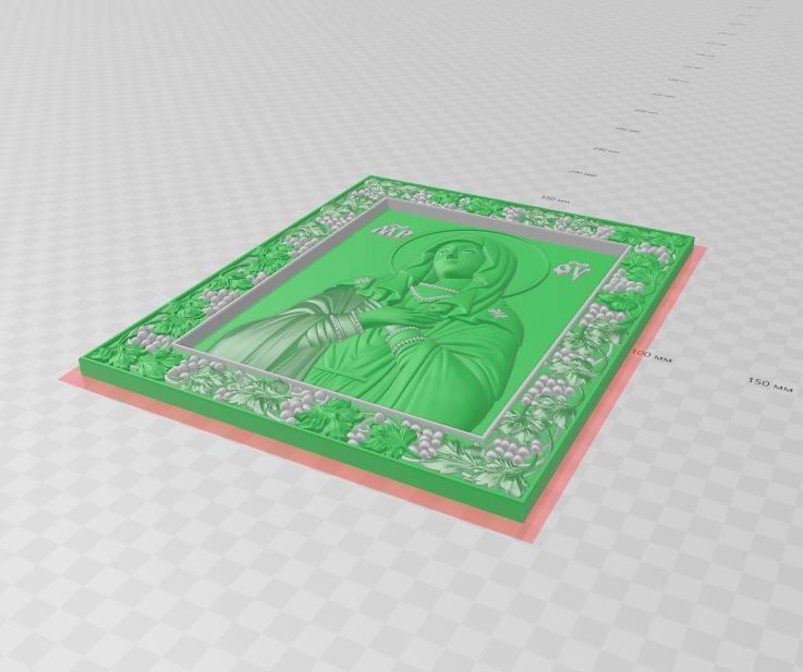 Orthodox icon 3D model 3D printable | CGTrader