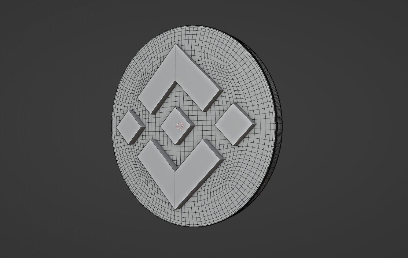 Binance Coin BNB Cryptocurrency Logo V3 3D Model 3D model | CGTrader
