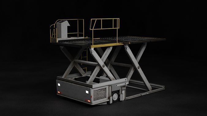 3D model Aircraft Cargo Loader VR / AR / low-poly | CGTrader