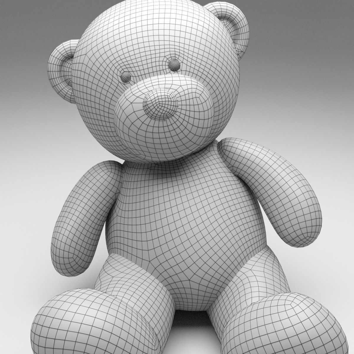 3D model Teddy Bear VR / AR / low-poly | CGTrader