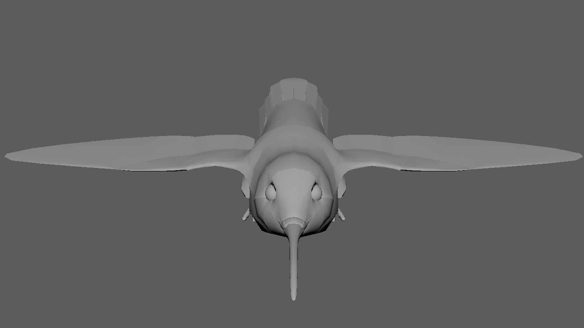 3D hummingbird fighter jet in flight 3D model | CGTrader