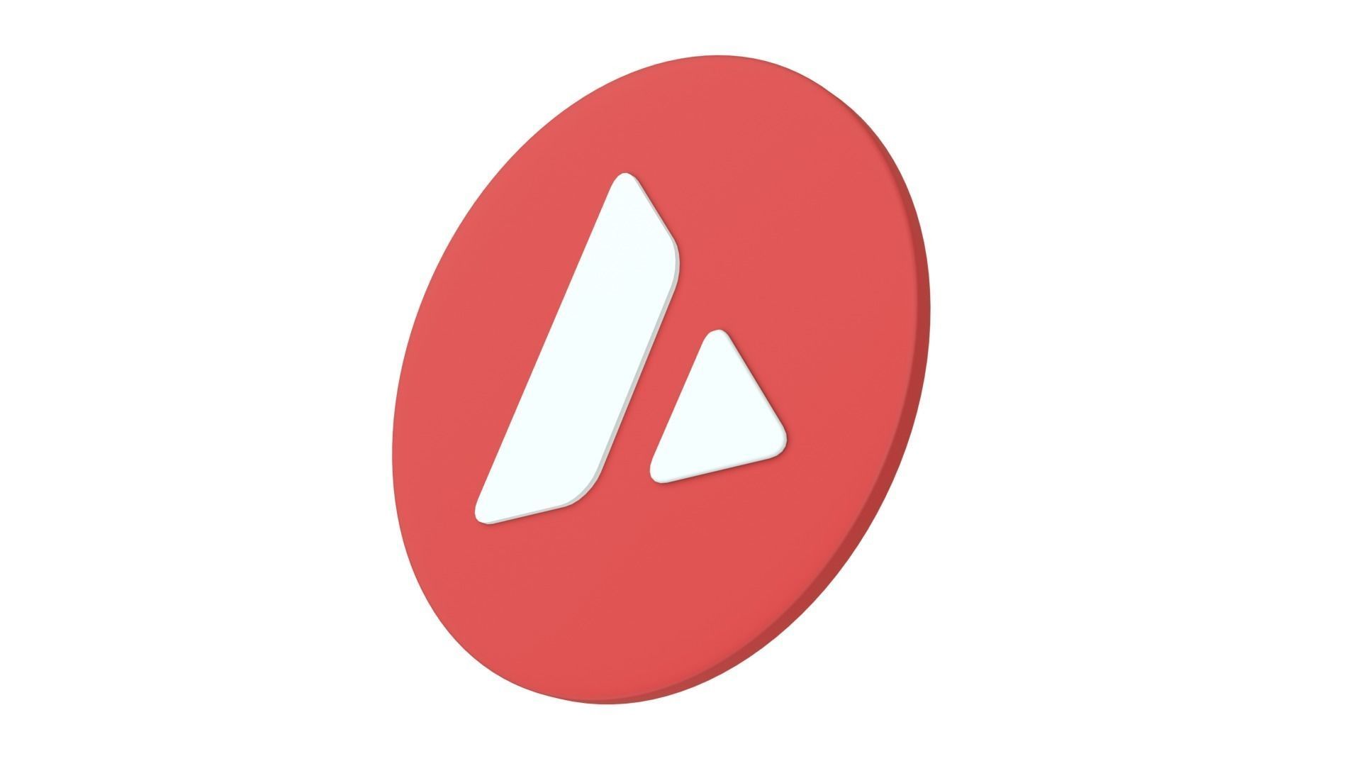 Avalanche AVAX Cryptocurrency V1 3D Model 3D model | CGTrader