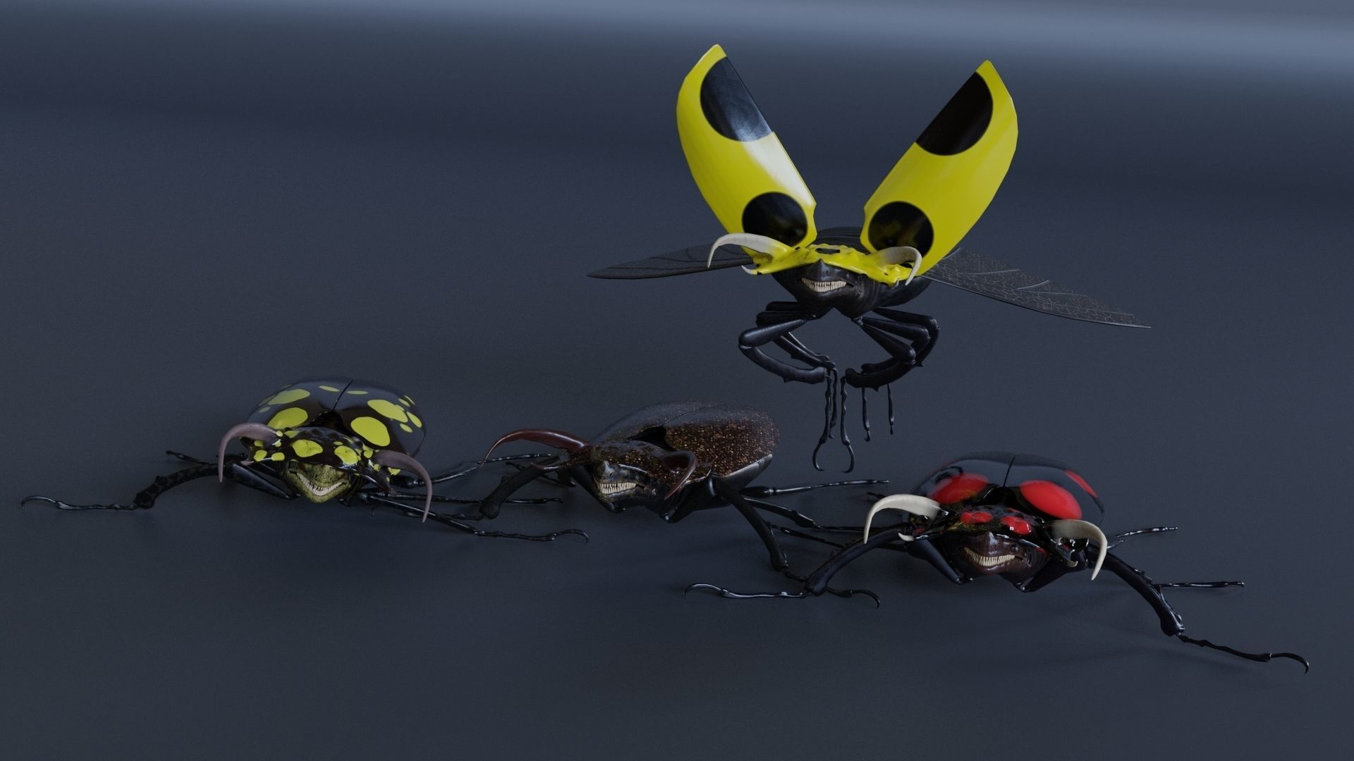 3D model Bug Monster VR / AR / low-poly | CGTrader