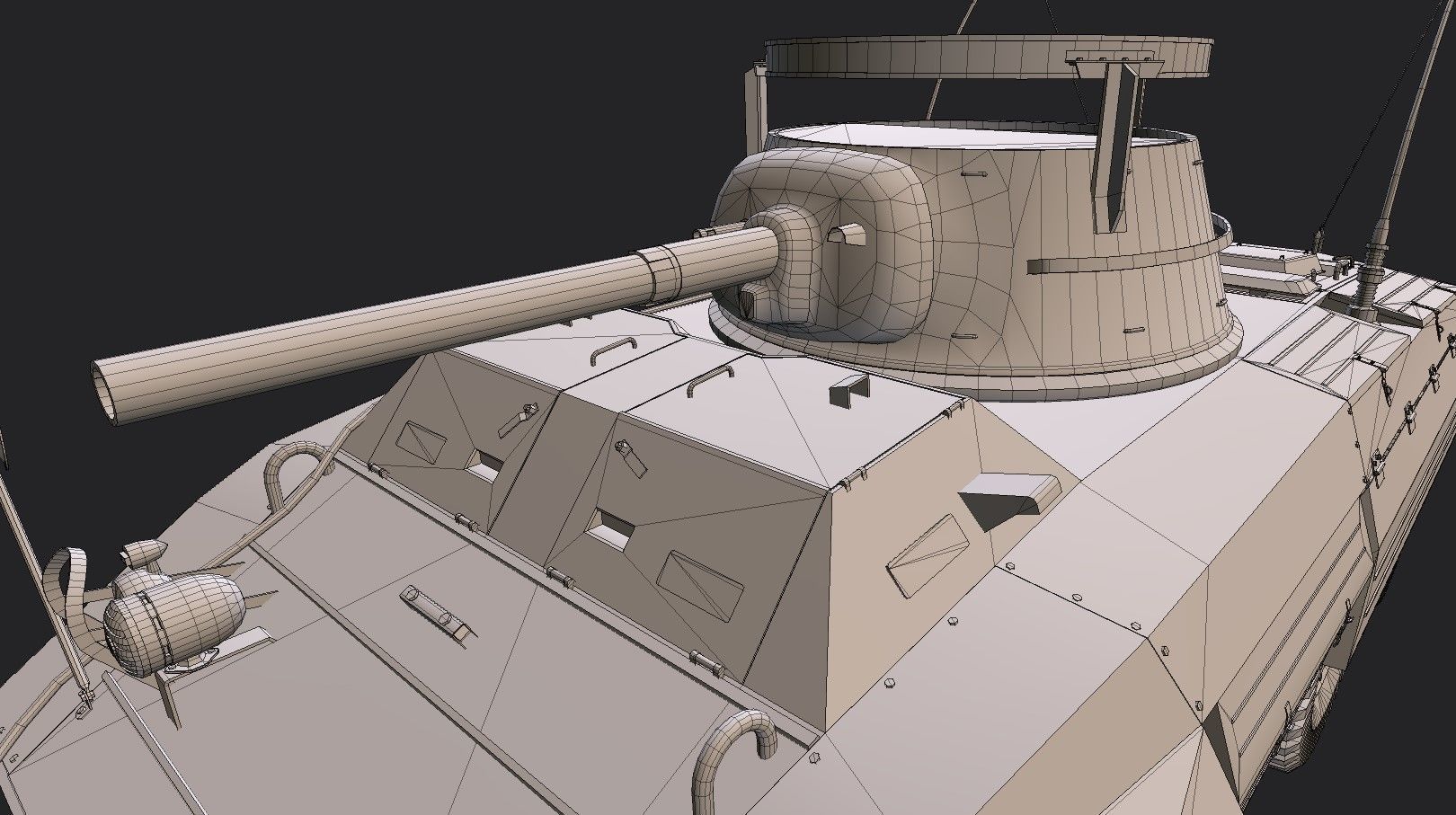 3D model M8 Greyhound Game-Ready VR / AR / low-poly | CGTrader