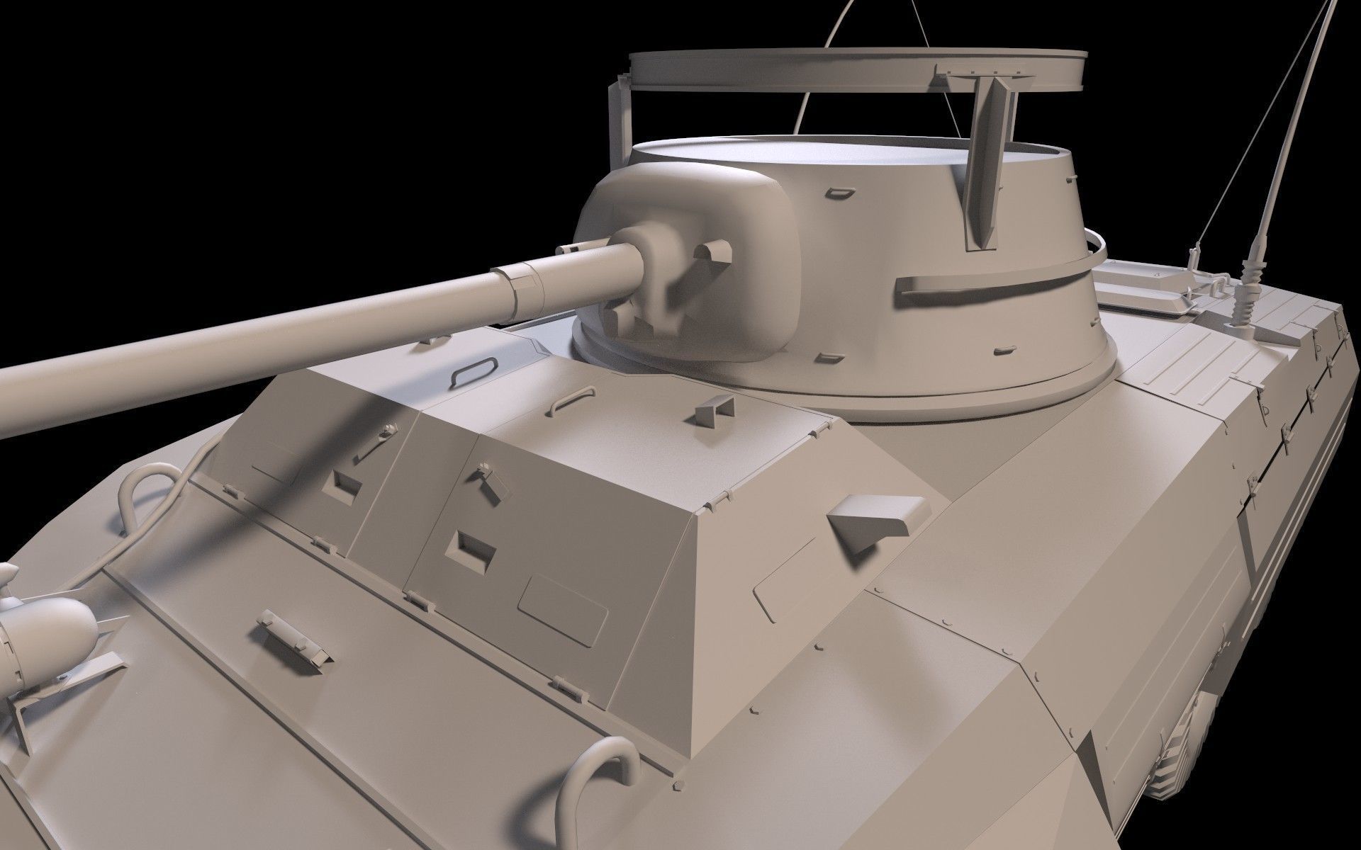 3D model M8 Greyhound Game-Ready VR / AR / low-poly | CGTrader