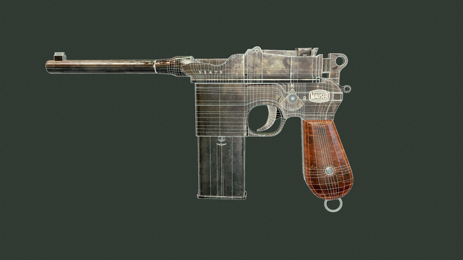 3D model Mauser - Tutorial Included VR / AR / low-poly | CGTrader