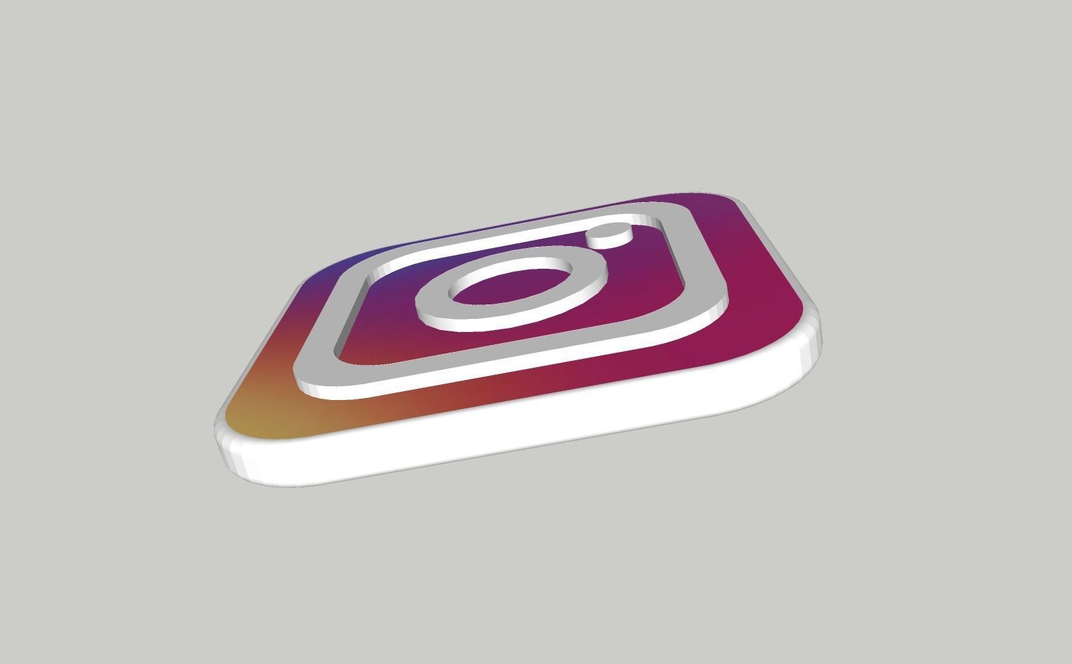 Instagram Logo 3D model | CGTrader
