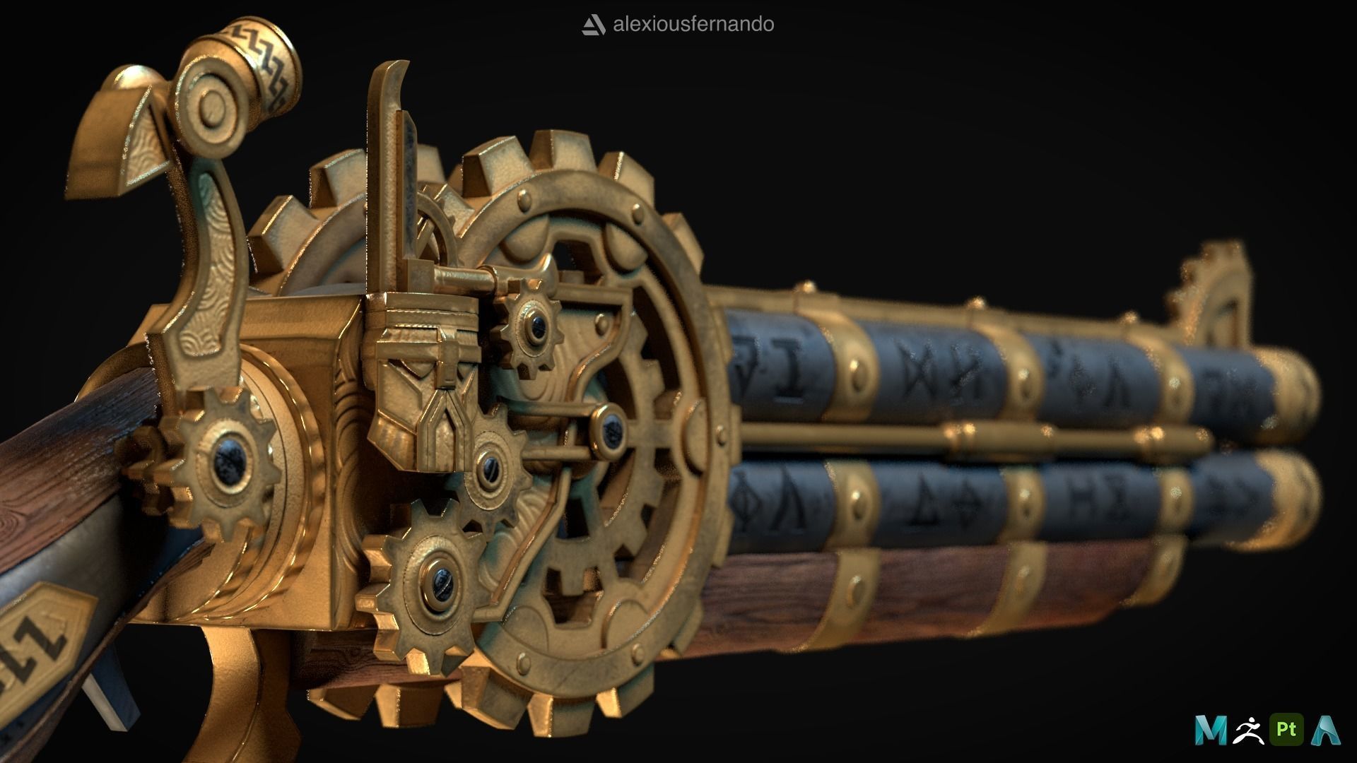 Dwarf Gun - 3D Model 3D model | CGTrader