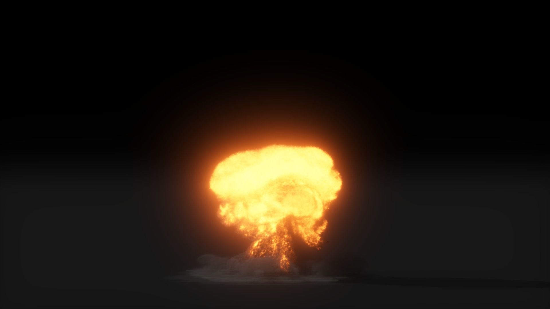 High Resolution Nuclear Explosion 3D model animated | CGTrader