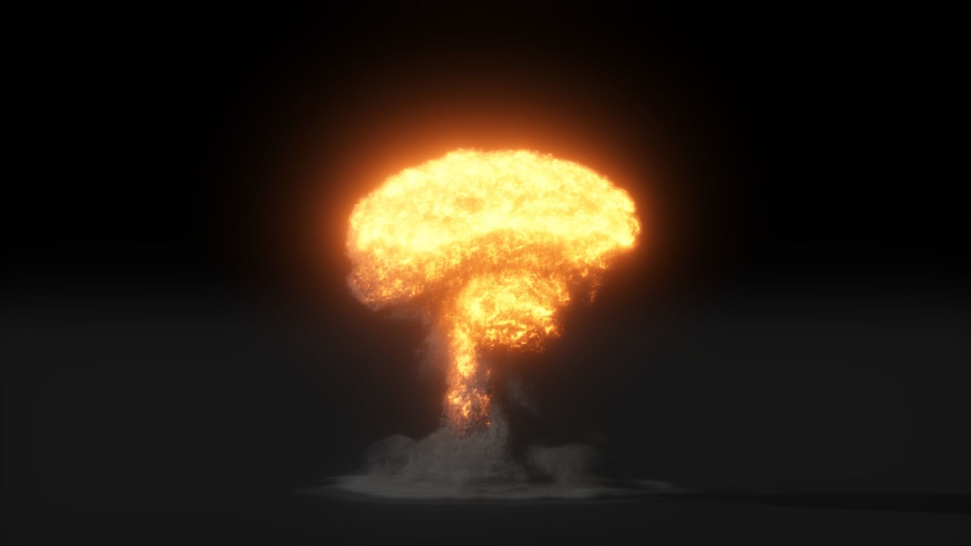 High Resolution Nuclear Explosion 3D model animated | CGTrader