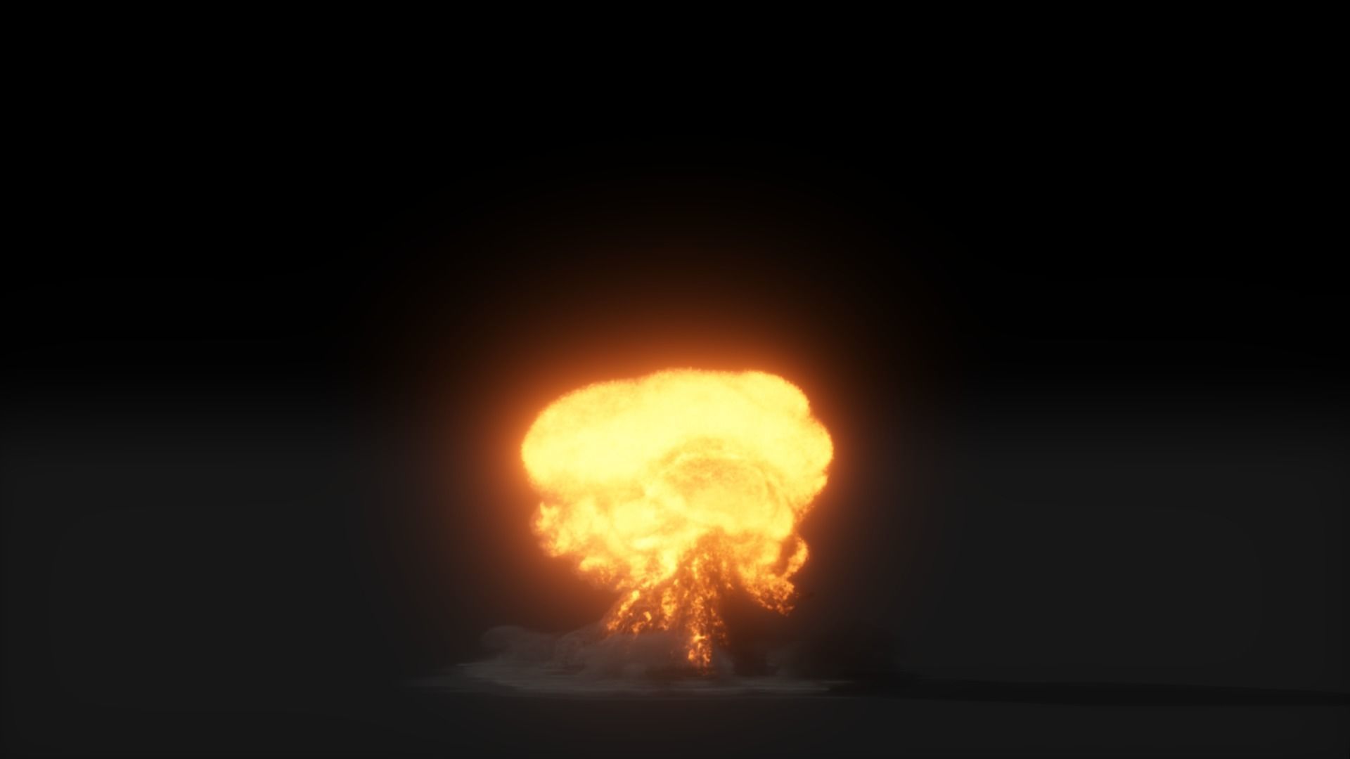 High Resolution Nuclear Explosion 3D model animated | CGTrader