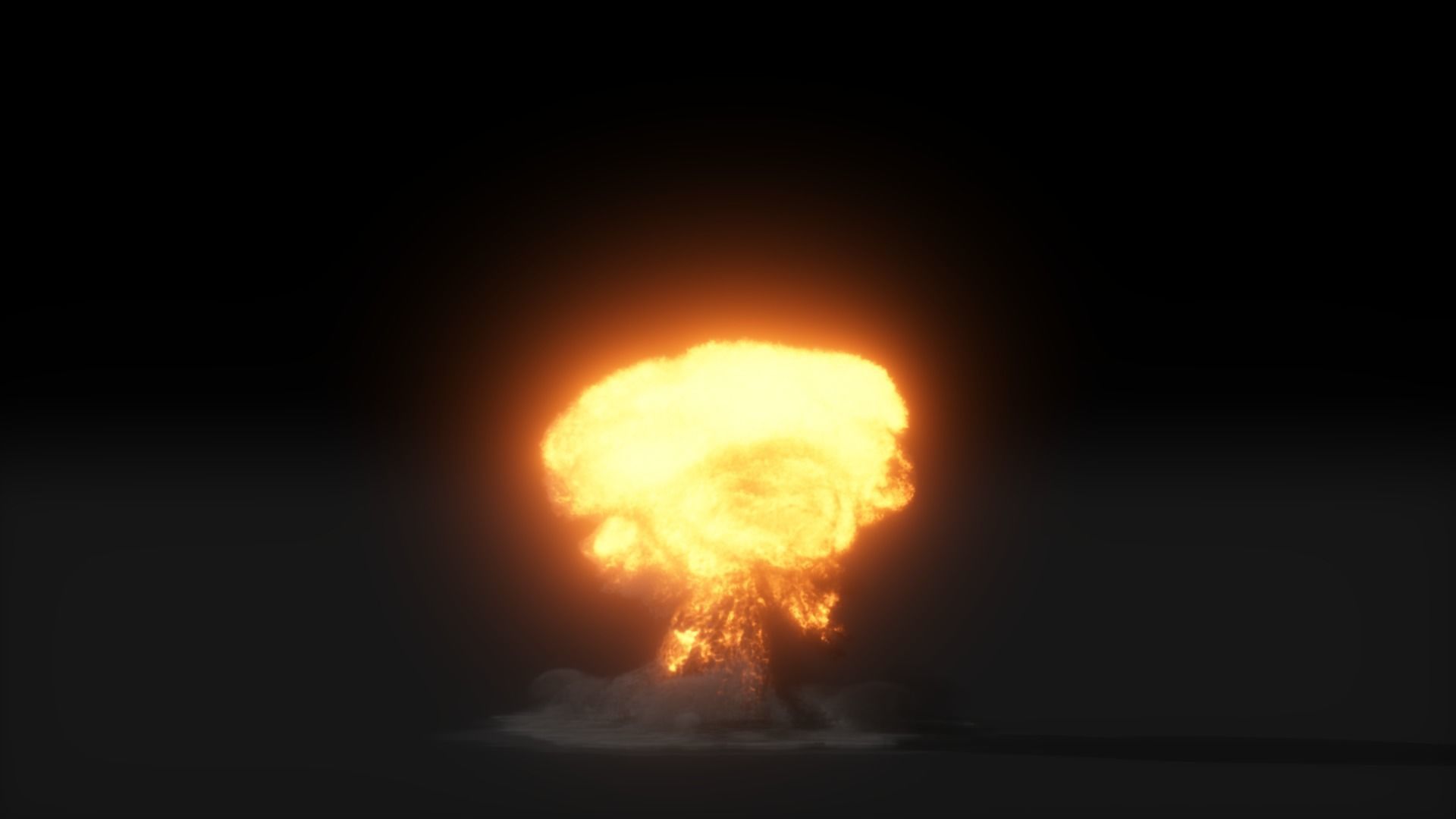 High Resolution Nuclear Explosion 3D model animated | CGTrader
