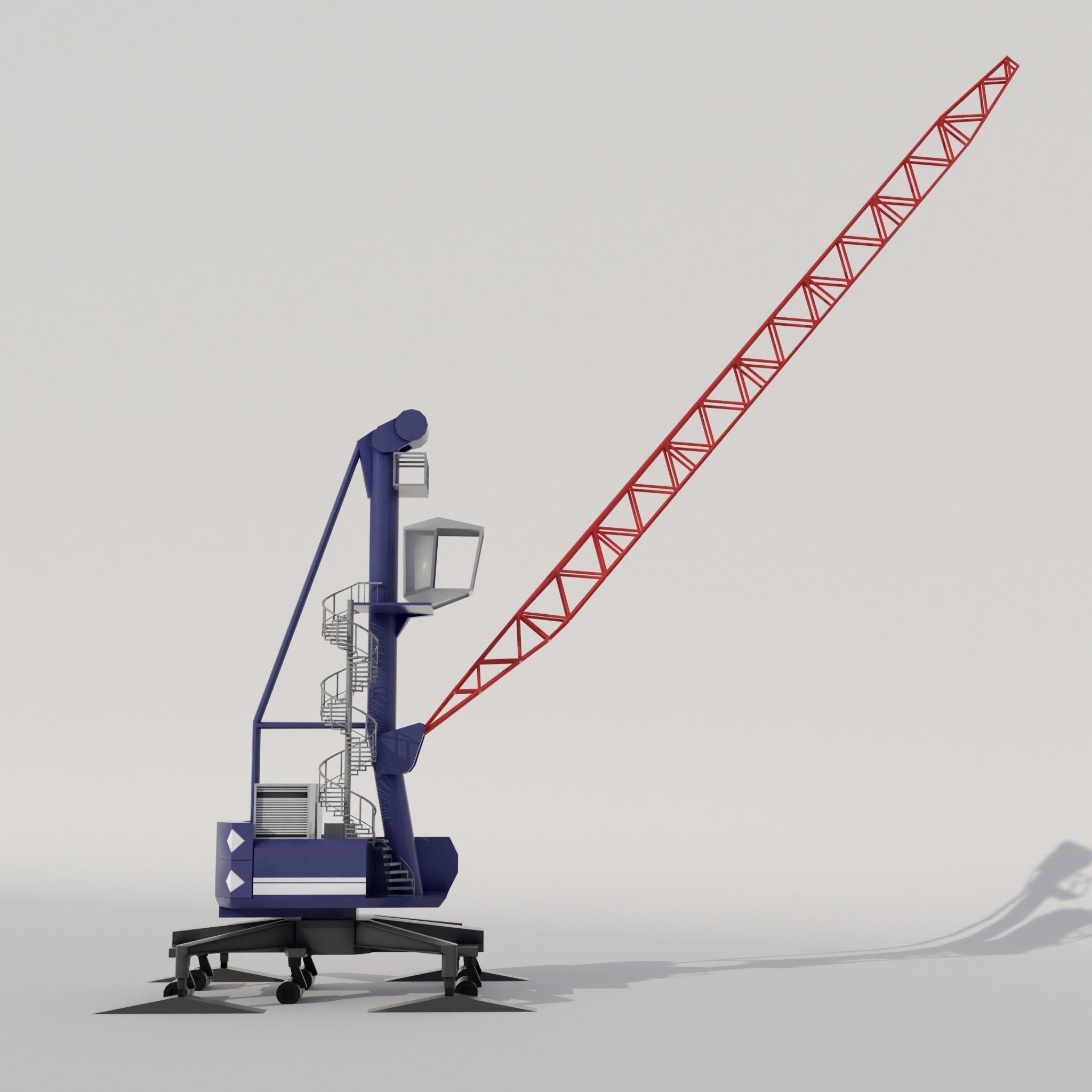 3D model Dock Crane VR / AR / low-poly | CGTrader