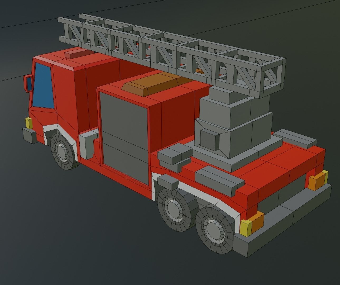 3D model Low poly fire Department VR / AR / low-poly | CGTrader