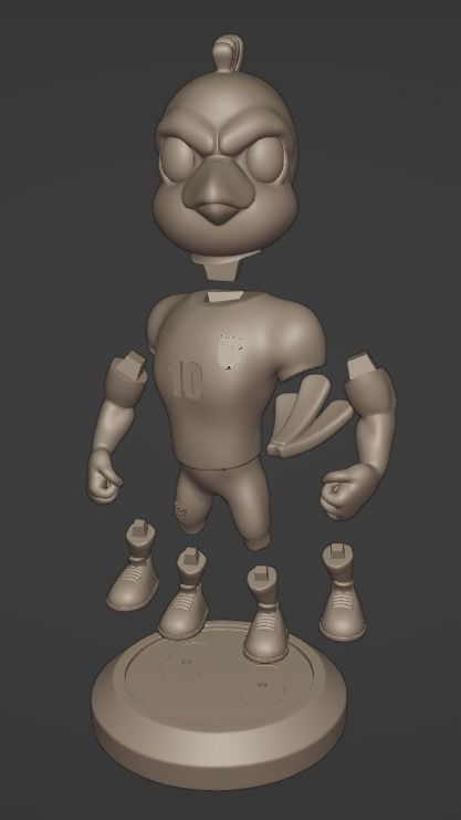 Canarinho Bravo - Angry Canary 3D model 3D printable | CGTrader