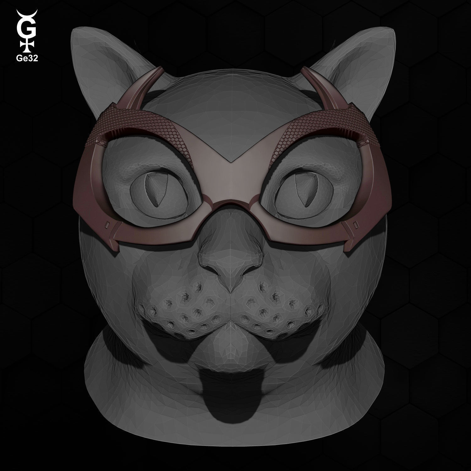 BLACK CAT - MASK 3D model 3D printable | CGTrader