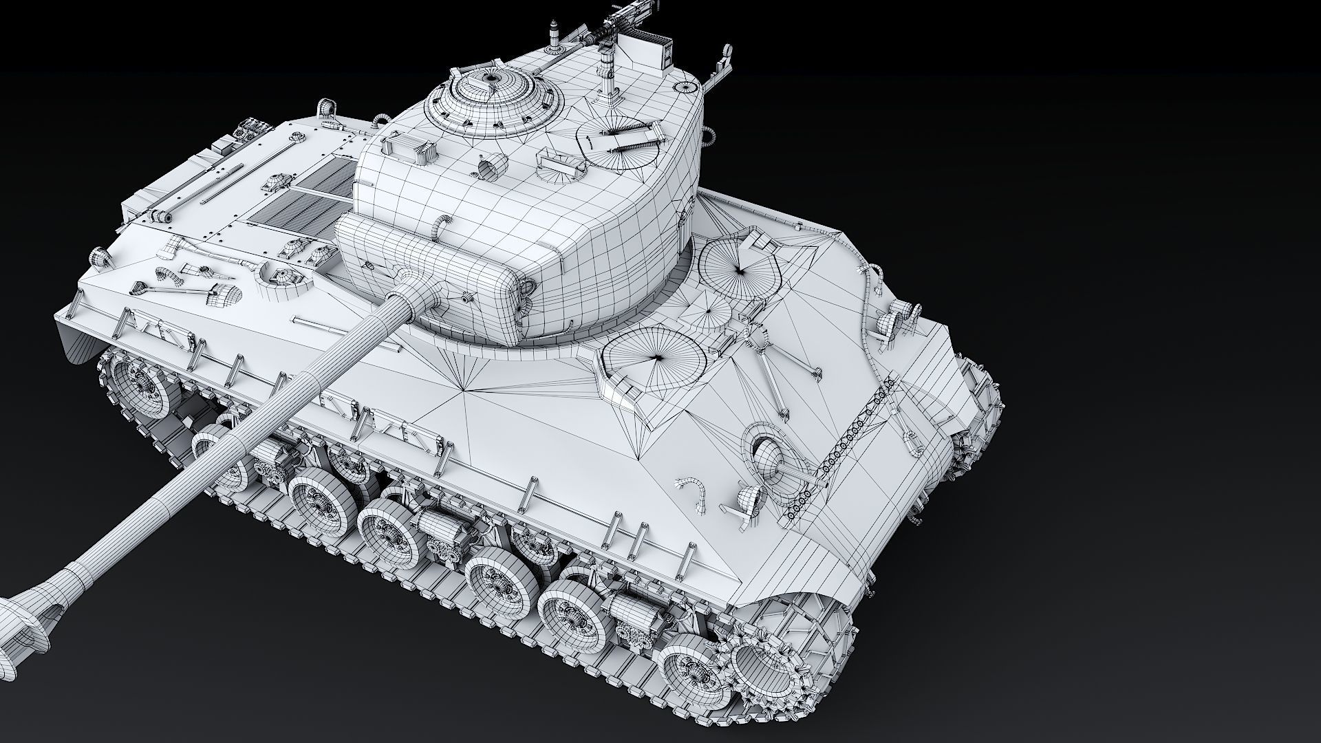 3D model Tank M4A2 76W VR / AR / low-poly | CGTrader