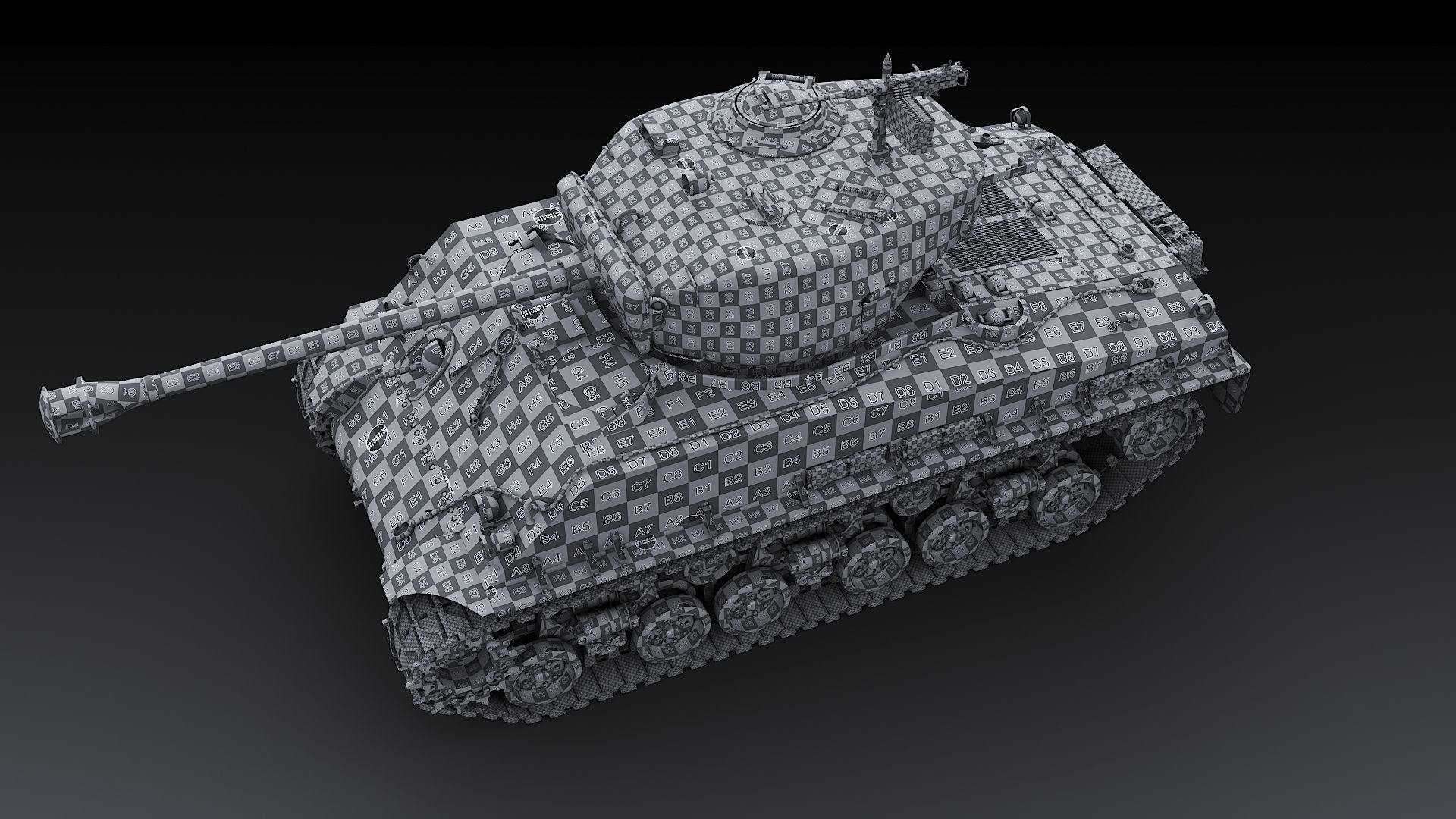3D model Tank M4A2 76W VR / AR / low-poly | CGTrader