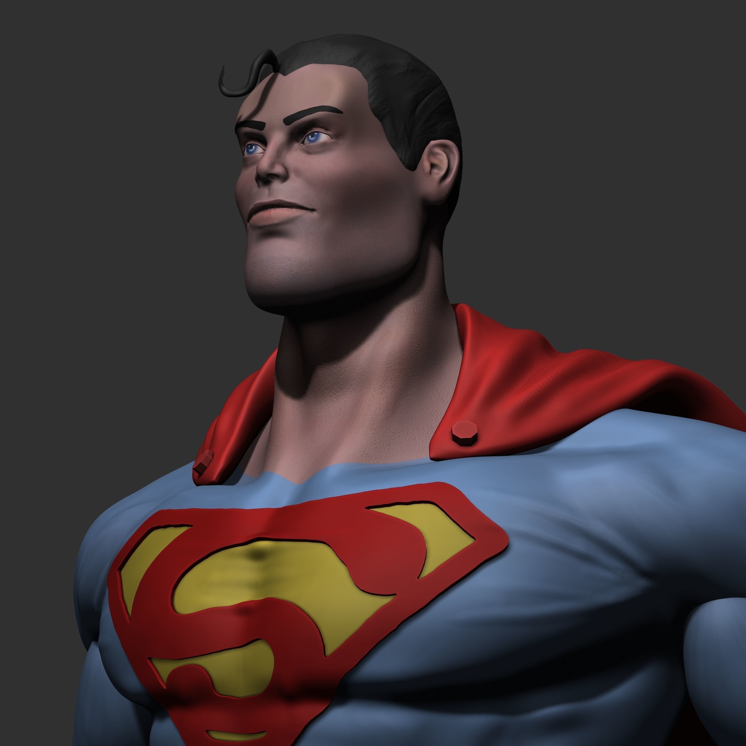 Comic Style Superman 3D model | CGTrader