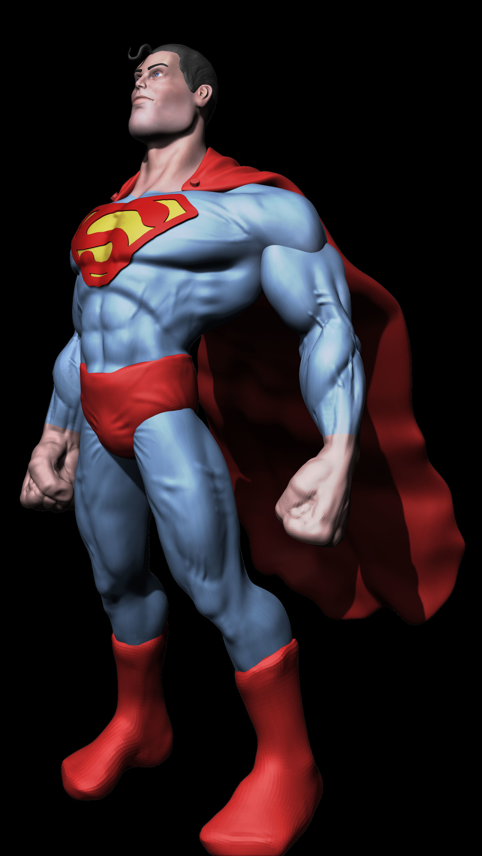 Comic Style Superman 3D model | CGTrader