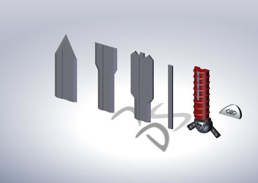 KILI SWORD 3D model 3D printable | CGTrader
