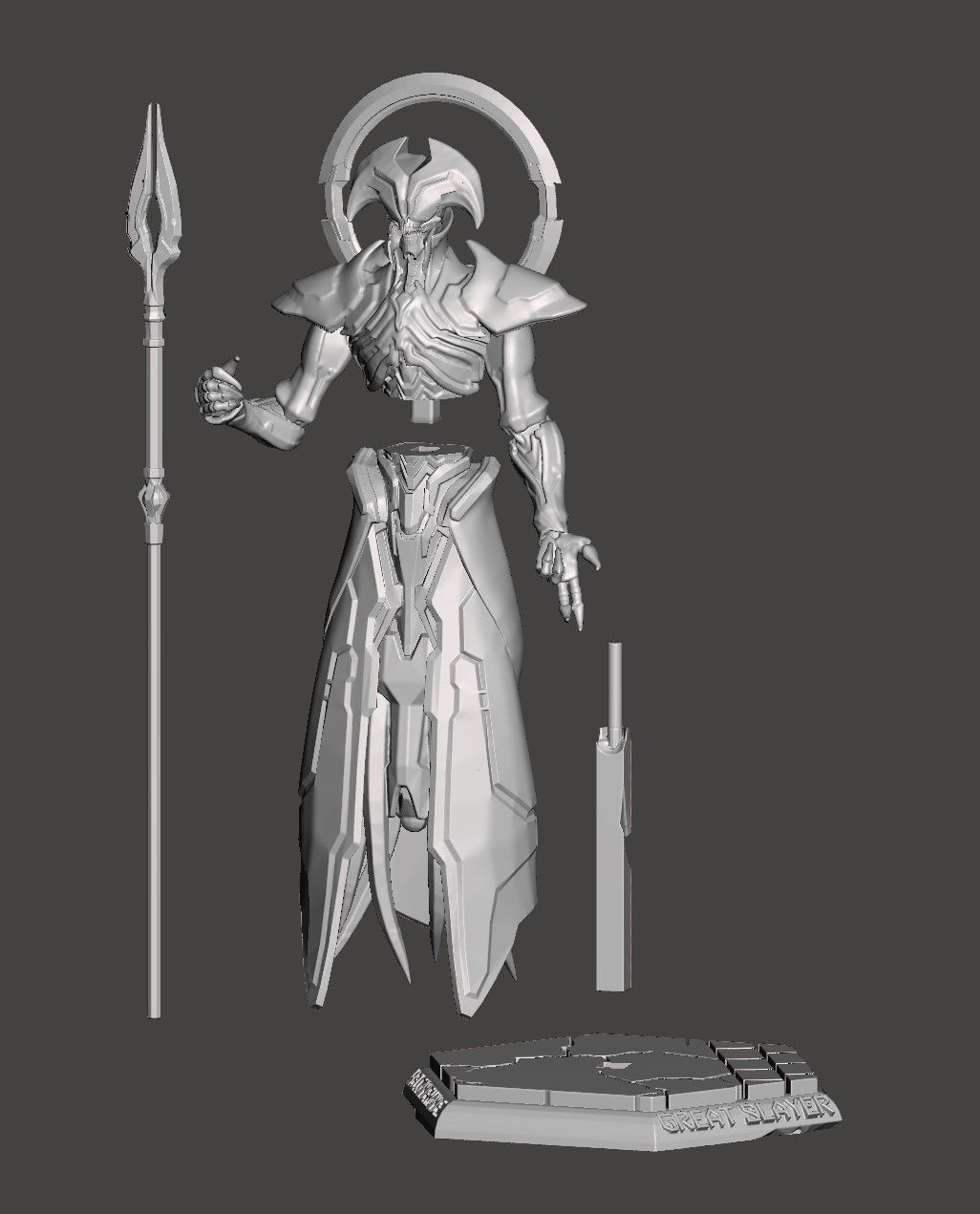 MAYKR ANGEL CIVILIAN - DOOM ETERNAL HIGH POLY STL 3D model 3D printable ...