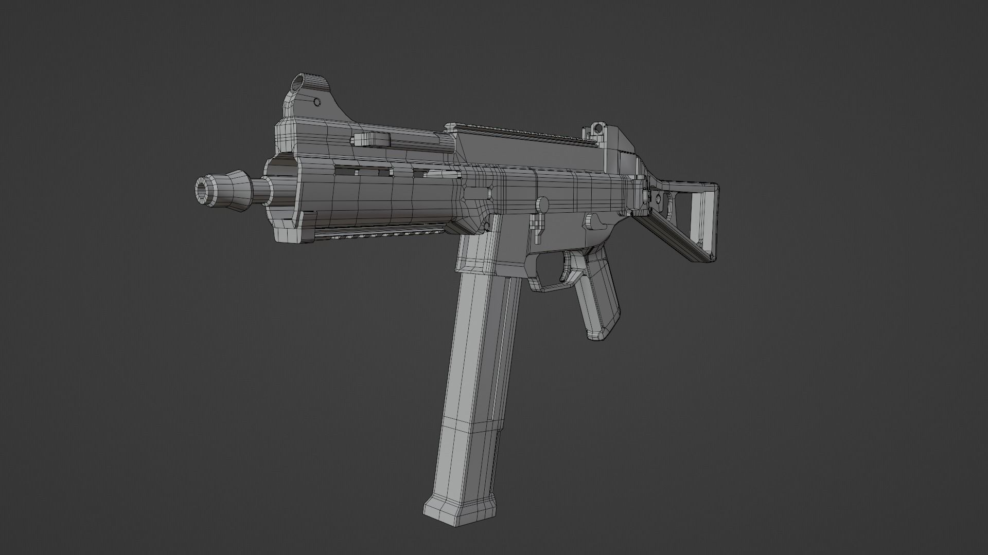 3D model Custom Ump SMG VR / AR / low-poly | CGTrader
