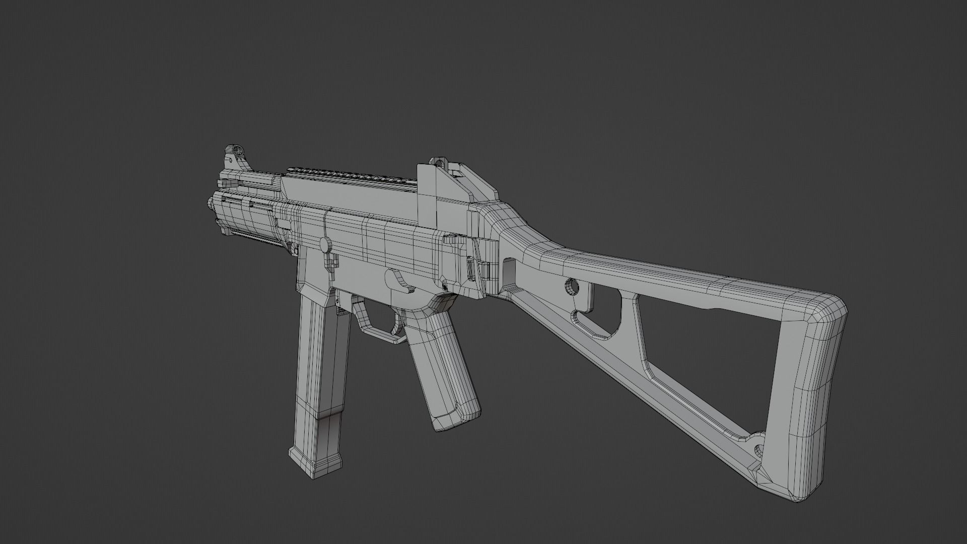 3D model Custom Ump SMG VR / AR / low-poly | CGTrader