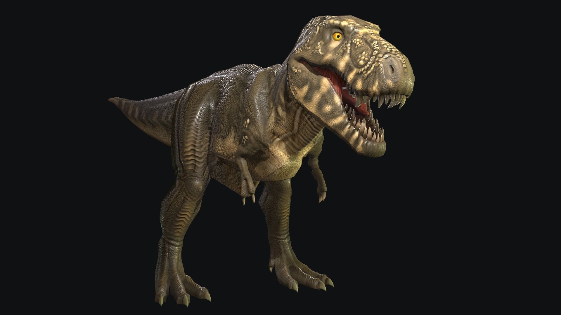 3D model tyrannosaurus Rex VR / AR / low-poly | CGTrader