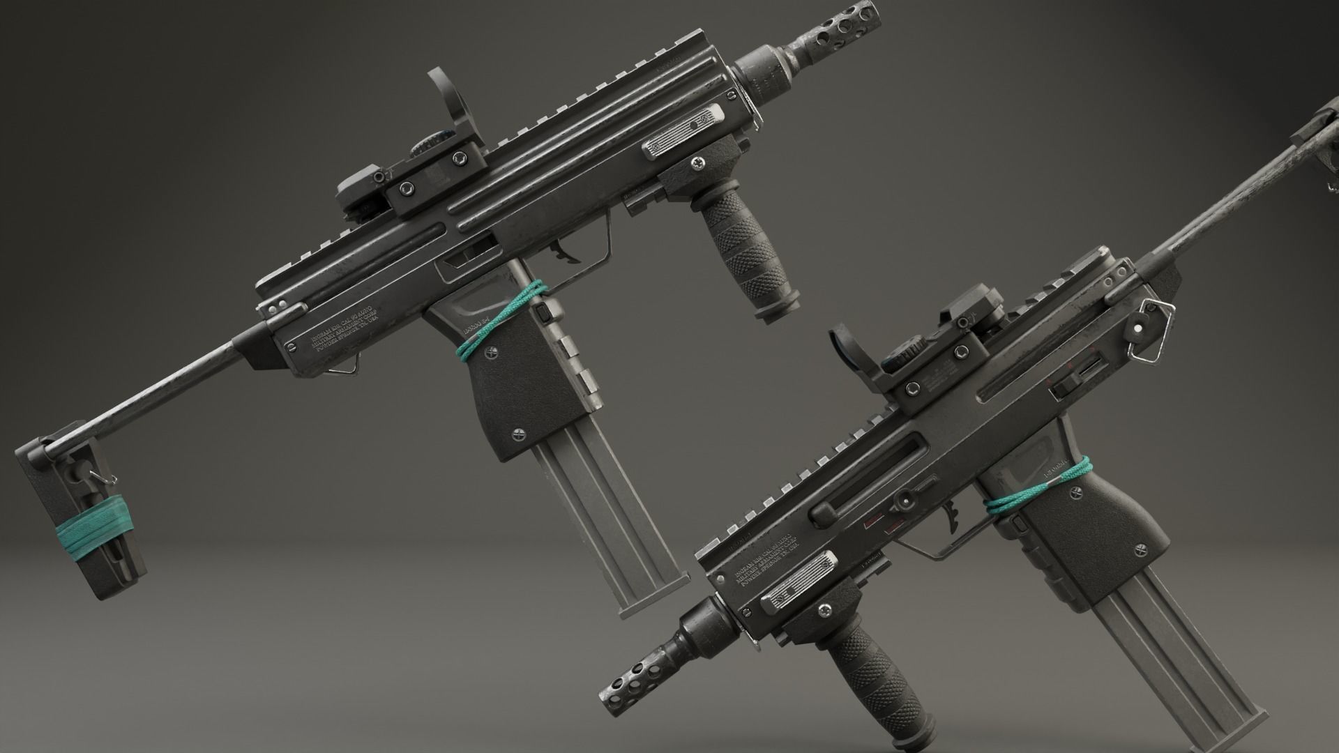 3D model MICRO UZI VR / AR / low-poly | CGTrader