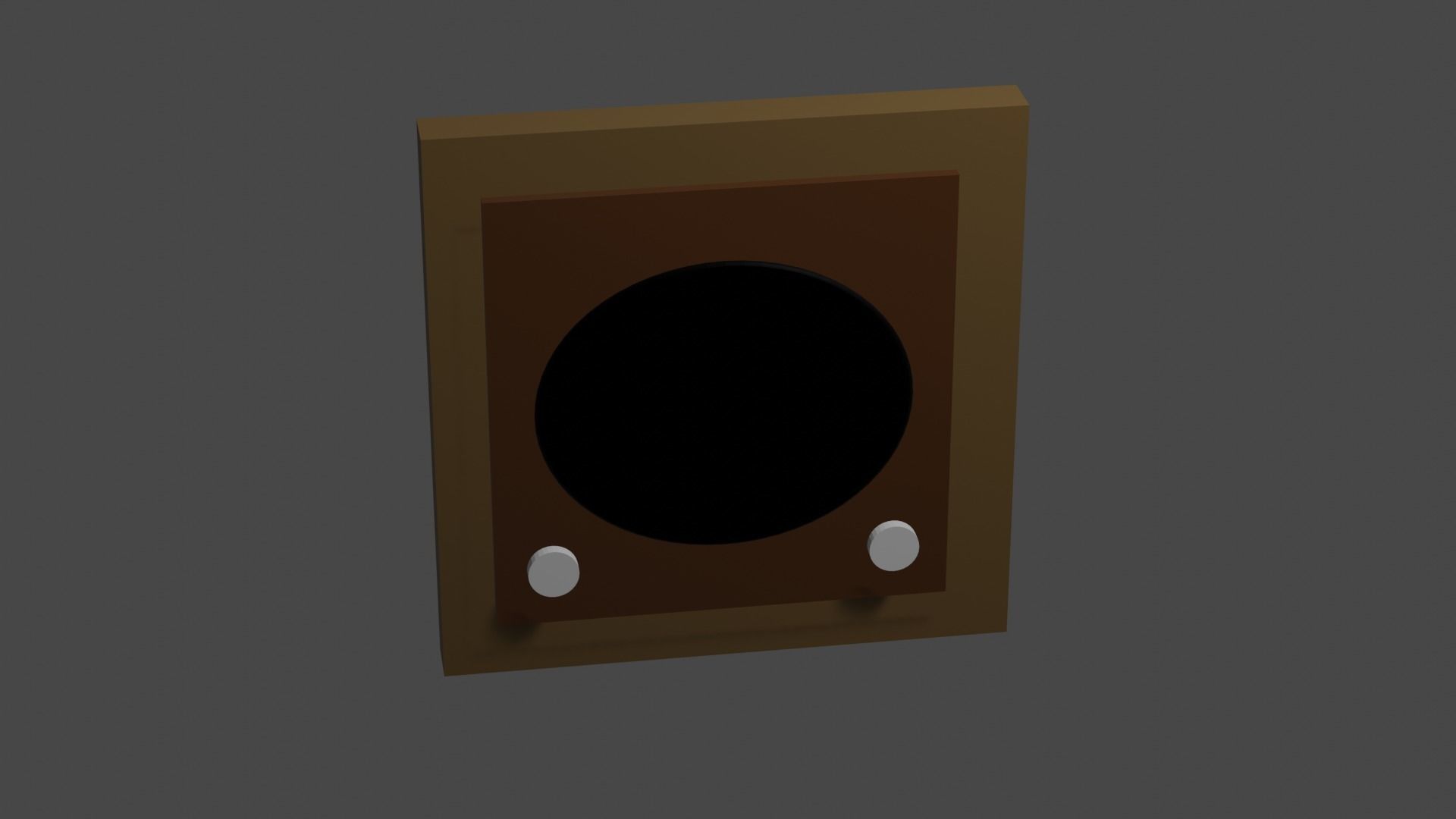 Old tv magnetic pendant 3D model | CGTrader