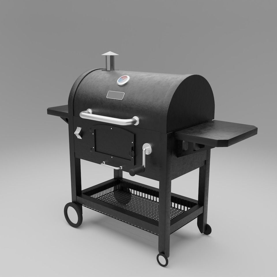 BBQ Smoker 3D model | CGTrader